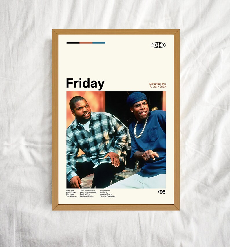 Friday Poster, Friday Movie Poster, F. Gary Gray, Retro Poster ...