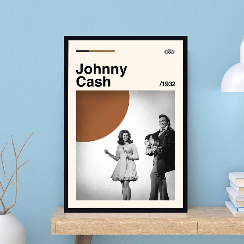 Johnny Cash Poster - Etsy