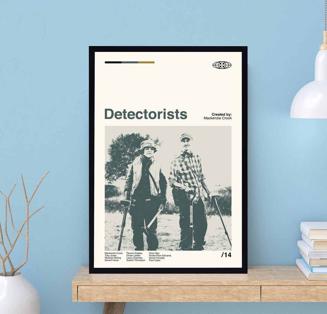 Detectorist Movie, Mackenzie Crook, Wall Art Print, Minimalist Movie ...