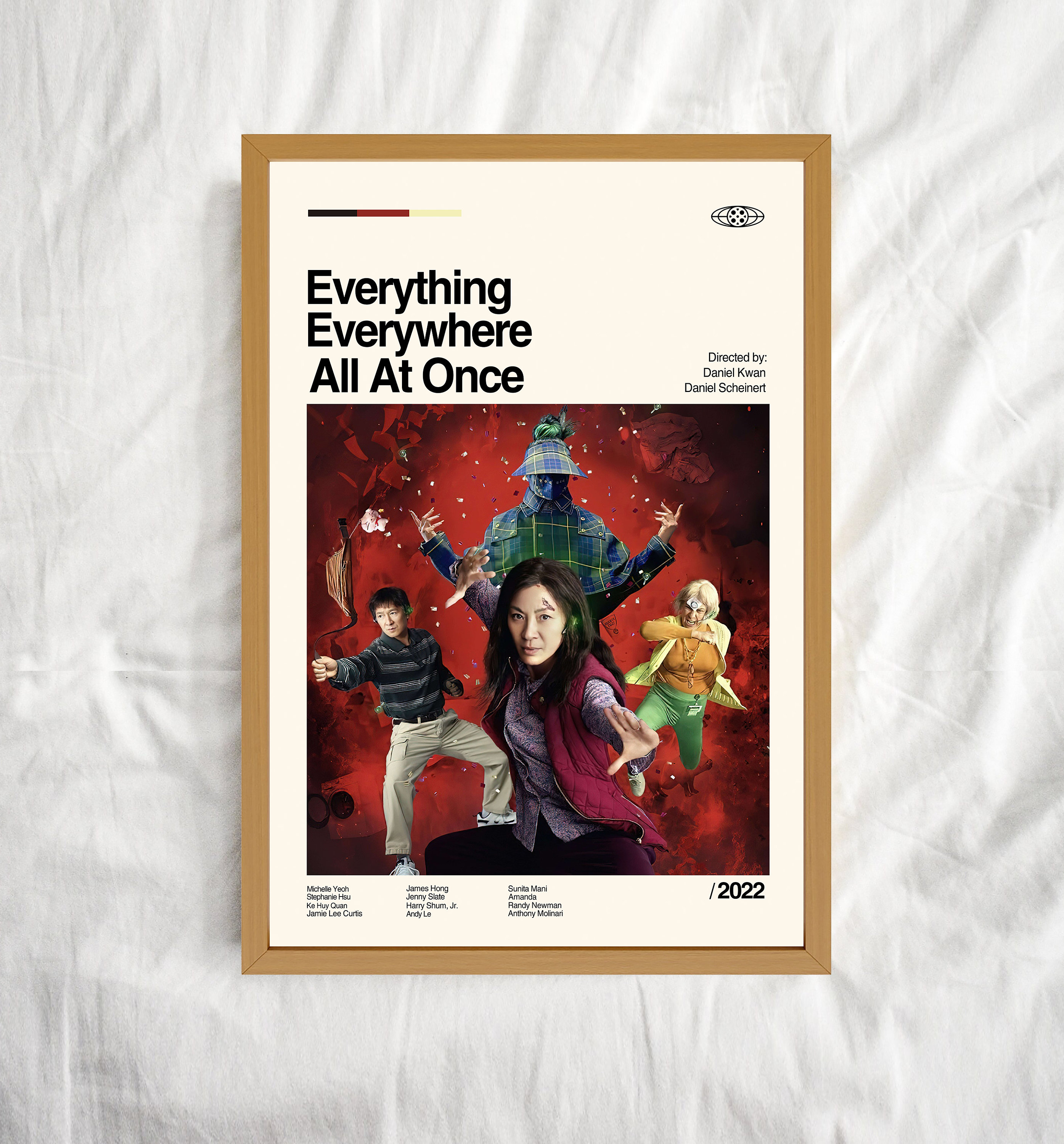 Everything Everywhere All at Once Poster, Retro Movie Poster ...
