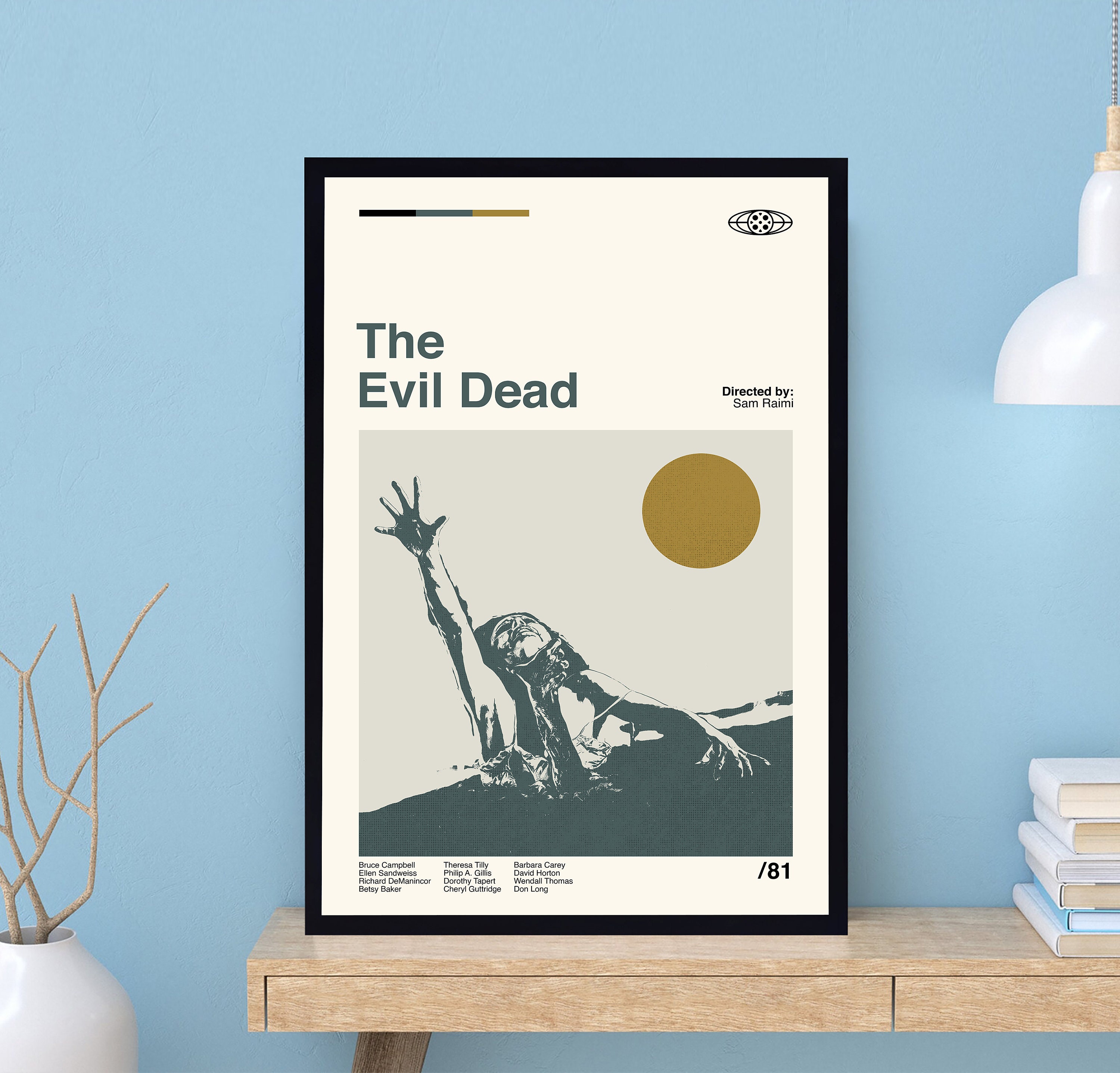 The Evil Dead Poster, the Evil Dead Print, Sam Raimi, Retro Movie ...