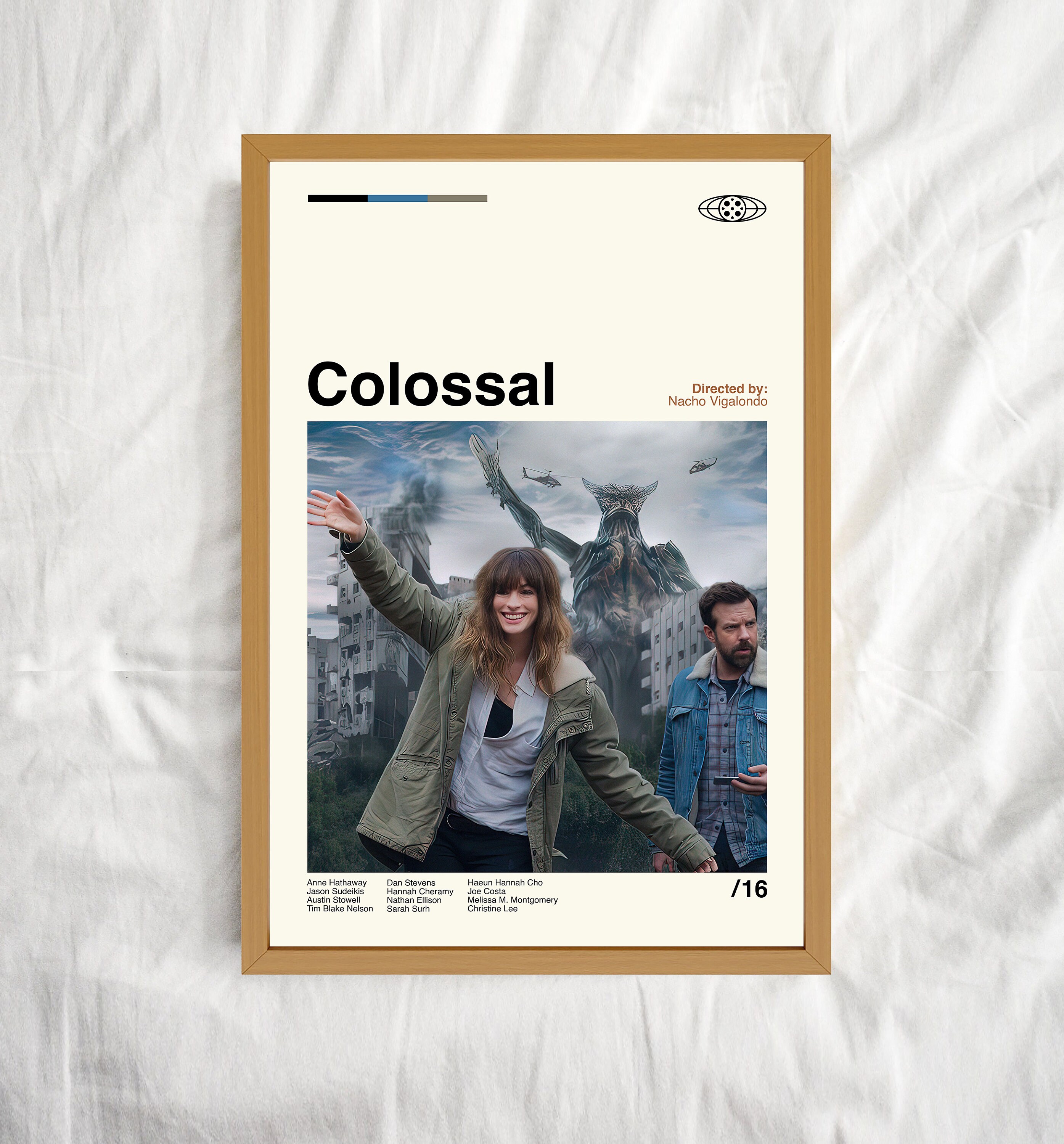 Colossal Poster, Colossal Movie Poster, Nacho Vigalondo, Retro Poster ...