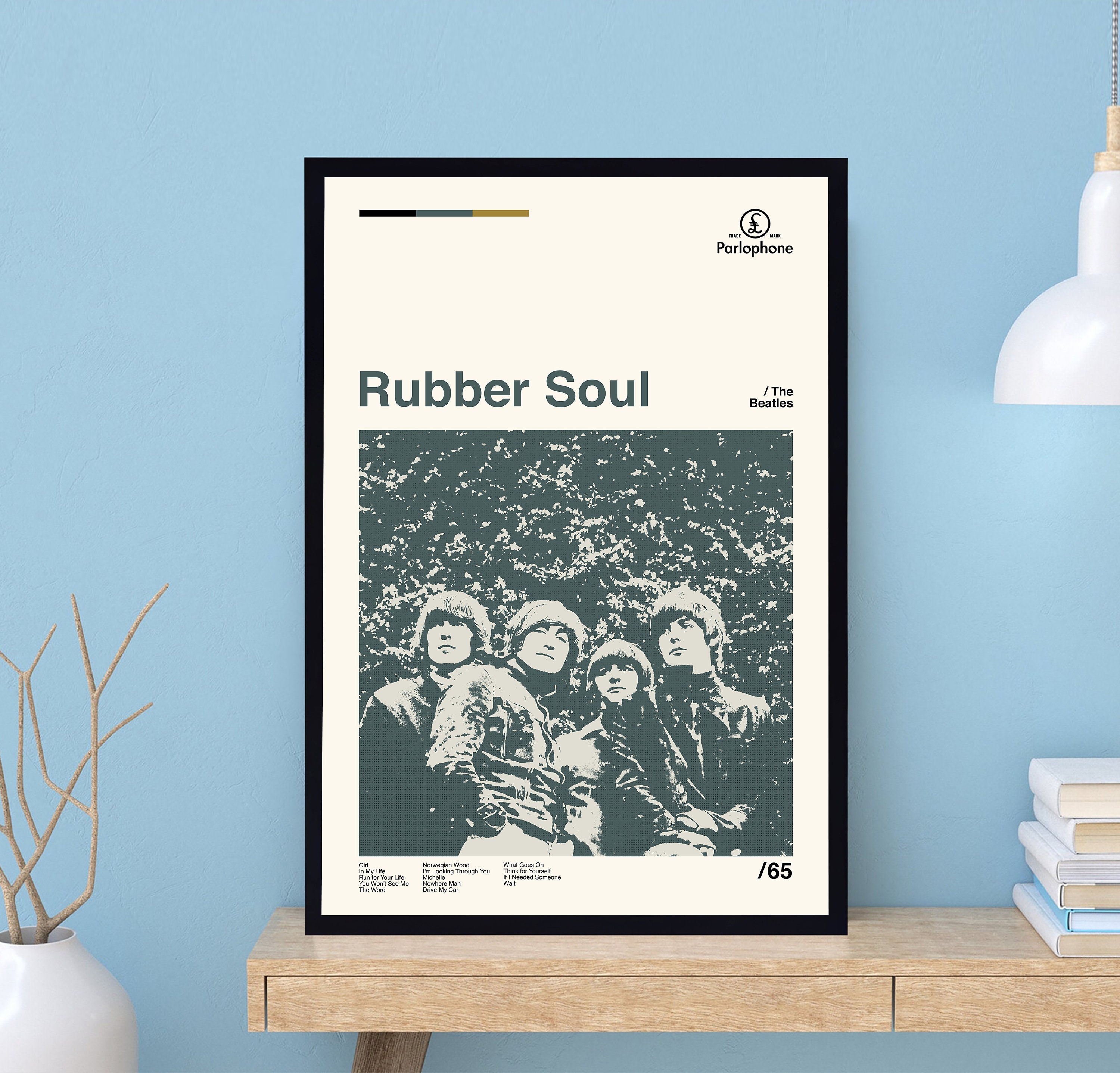 The Beatles, Rubber Soul Album Poster, Rubber Soul Music, Album Cover ...