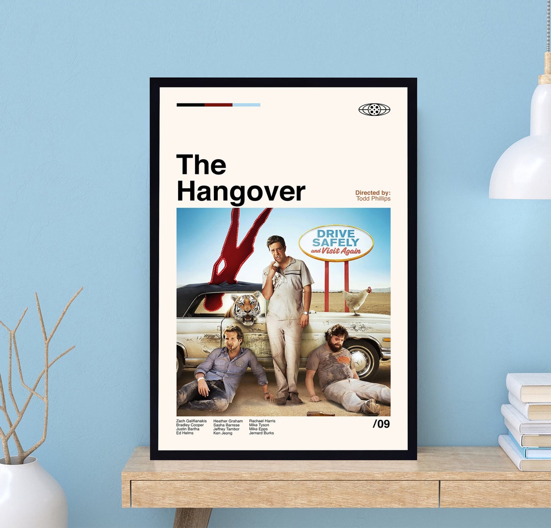 The Hangover Poster, the Hangover Print, Todd Phillips, Movie Poster ...