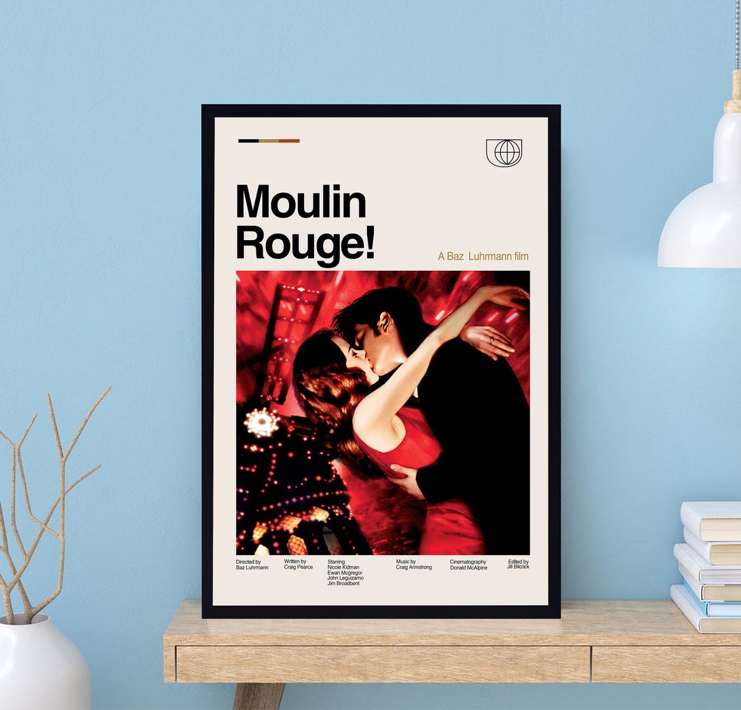 Moulin Rouge Poster, Moulin Rouge Print, Baz Luhrmann, Movie Poster ...