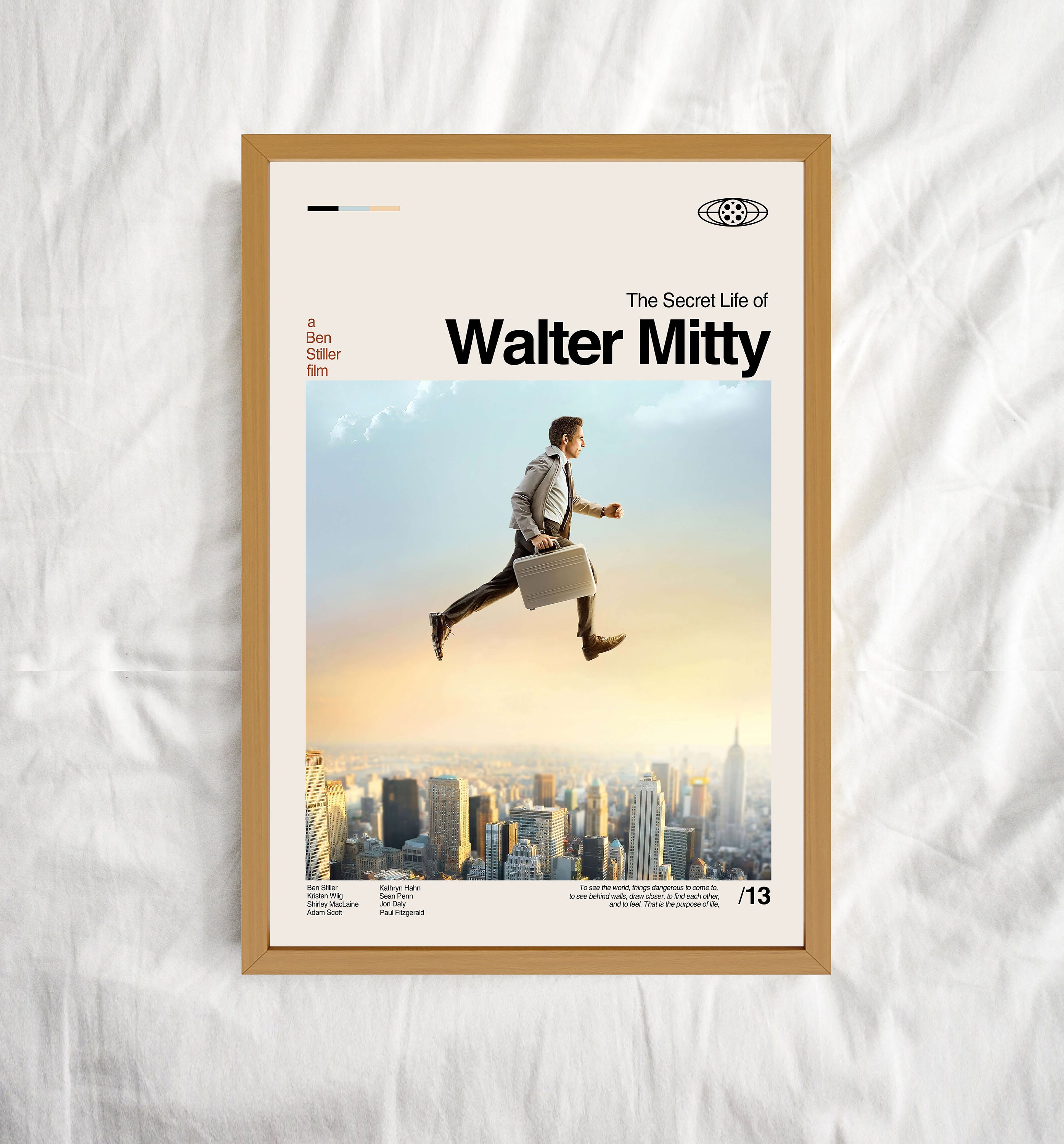 The Secret Life Of Walter Mitty Poster