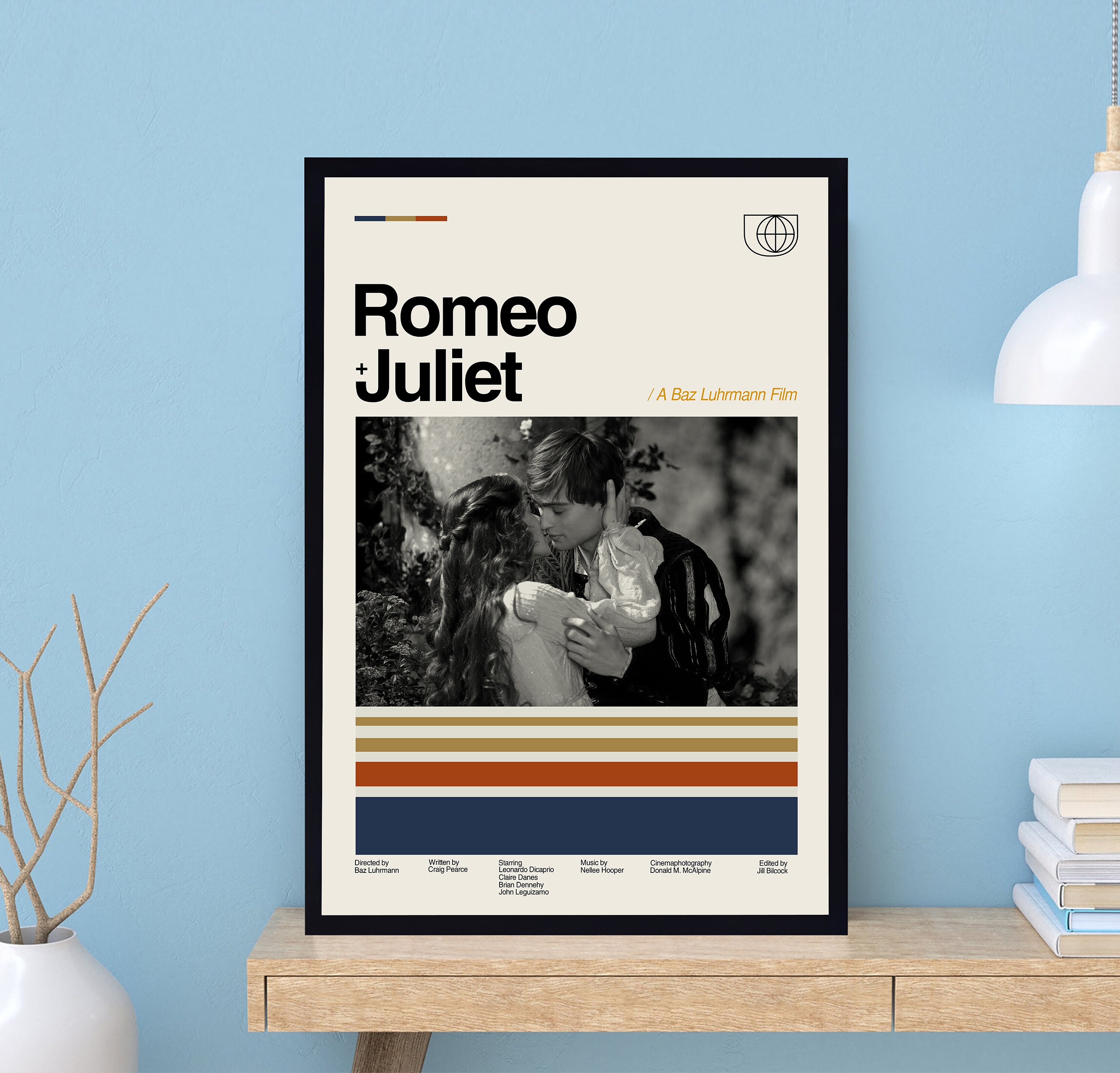 Romeo and Juliet Poster, Romeo and Juliet Print, Baz Luhrmann, Movie ...
