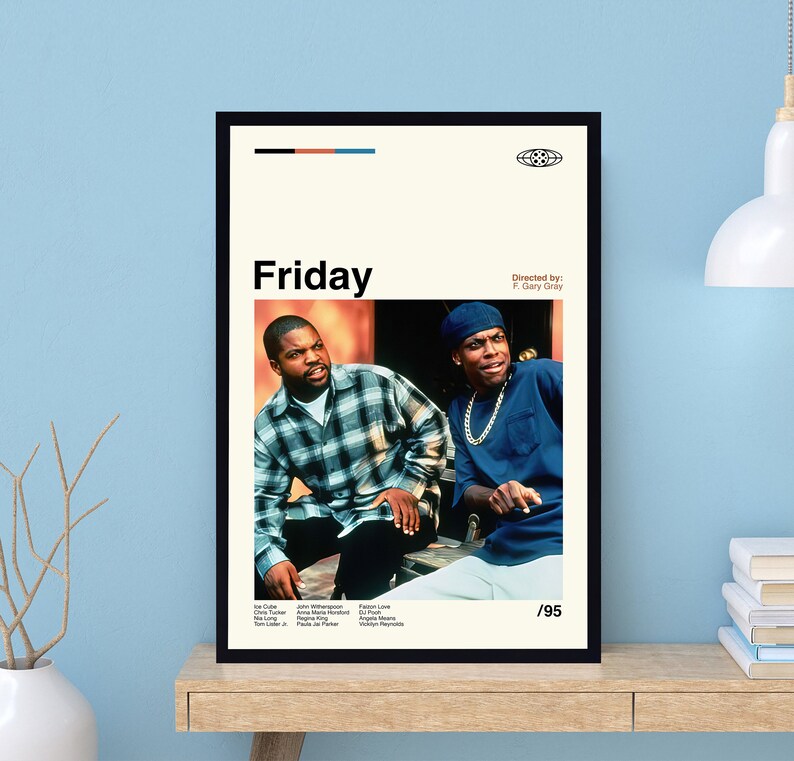 Friday Poster, Friday Movie Poster, F. Gary Gray, Retro Poster ...