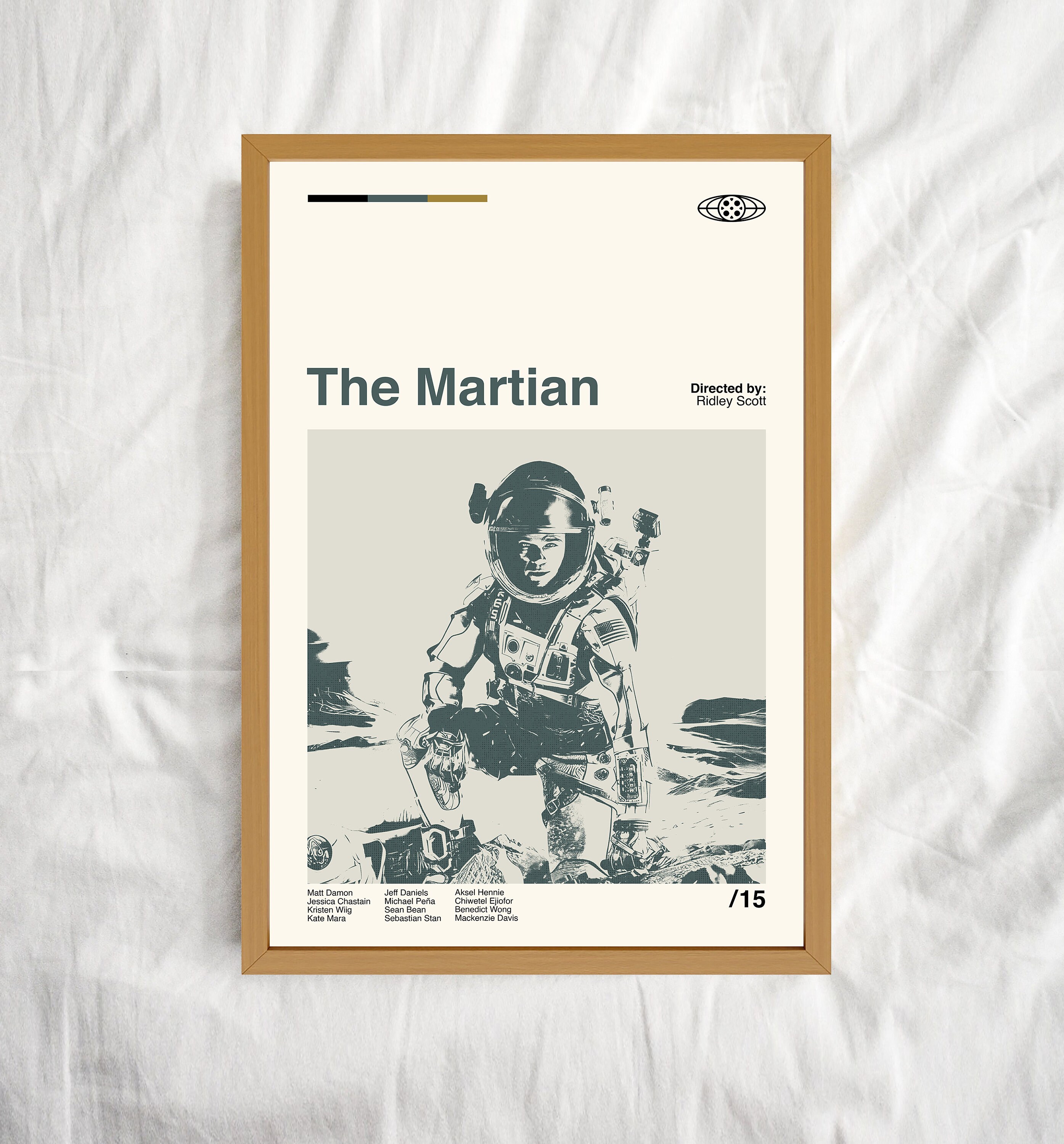The Martian Poster, the Martian Movie, Ridley Scott, Vintage Poster ...