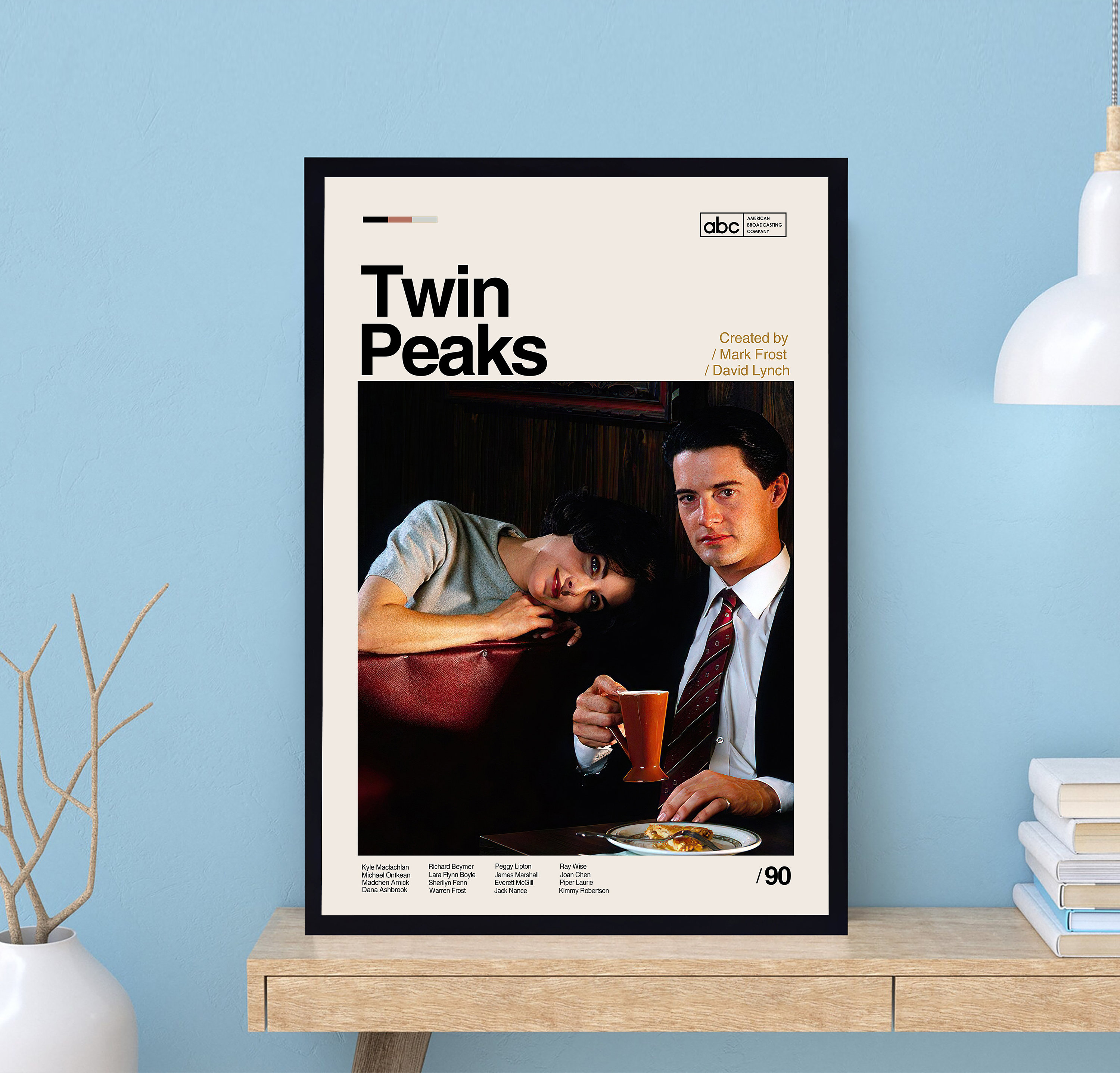 Twin Peaks Tv Series Poster, Mark Frost, David Lynch, Movie Poster ...