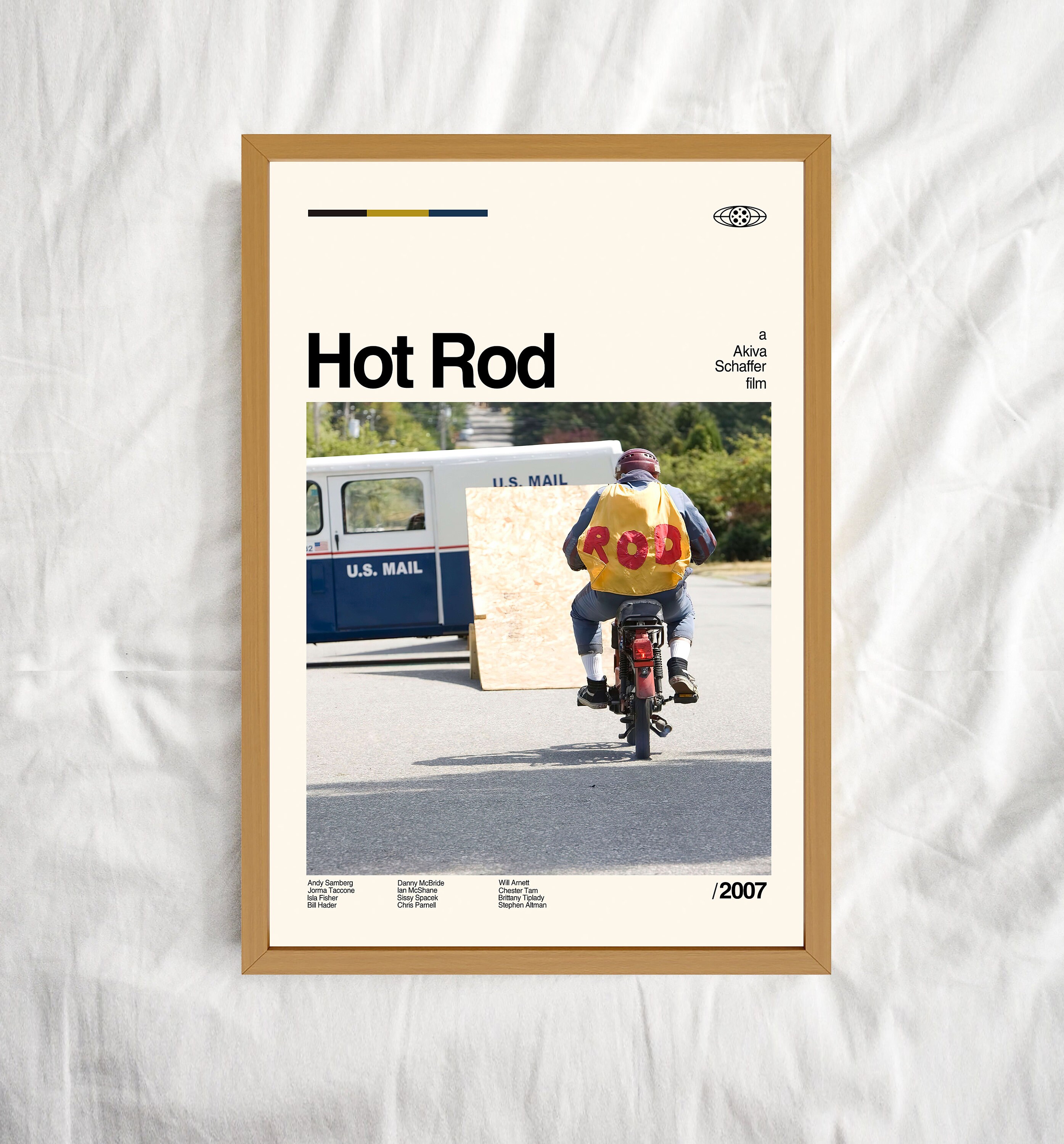 Hot Rod Poster, Hot Rod Print, Akiva Schaffer, Movie Poster, Vintage ...