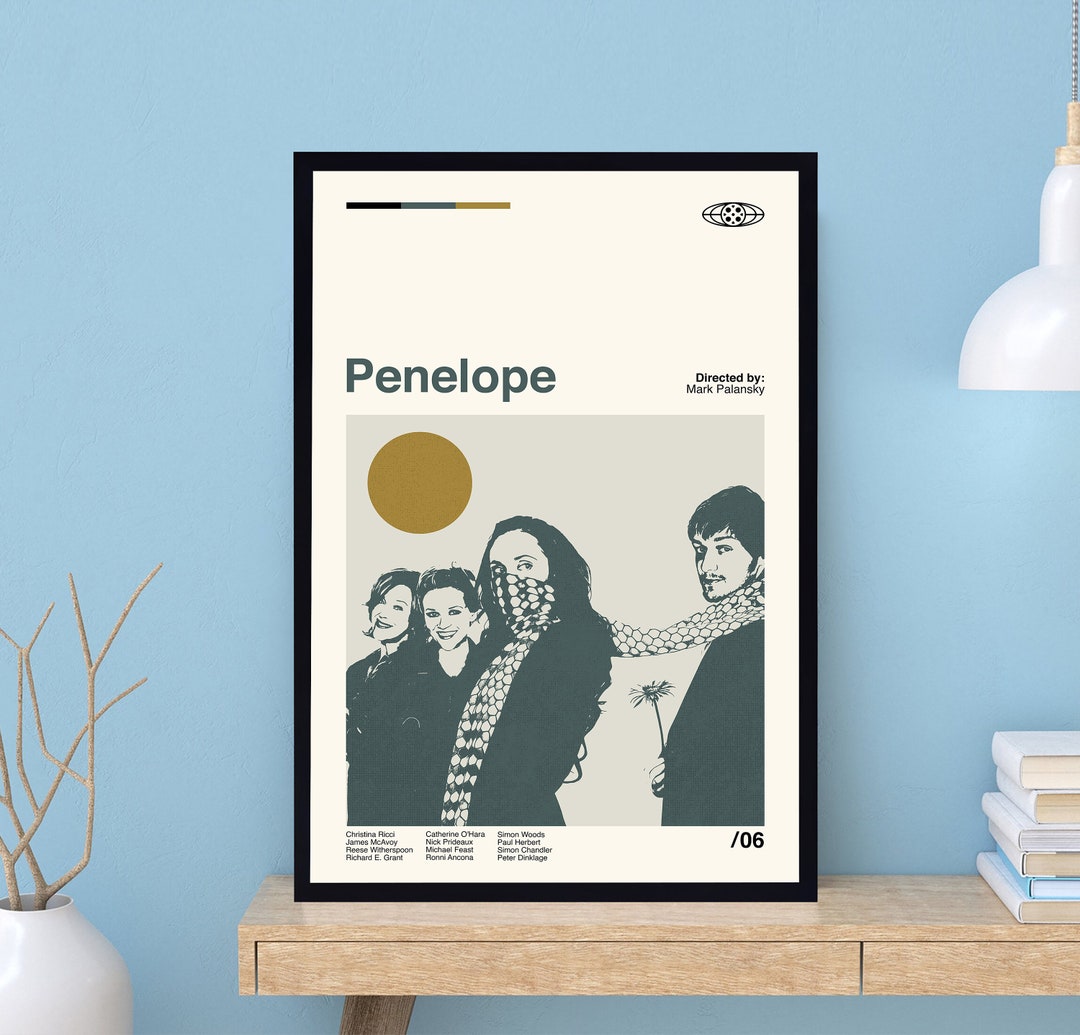 Penelope Movie, Penelope Poster, Mark Palansky, Abstract Poster, Retro ...