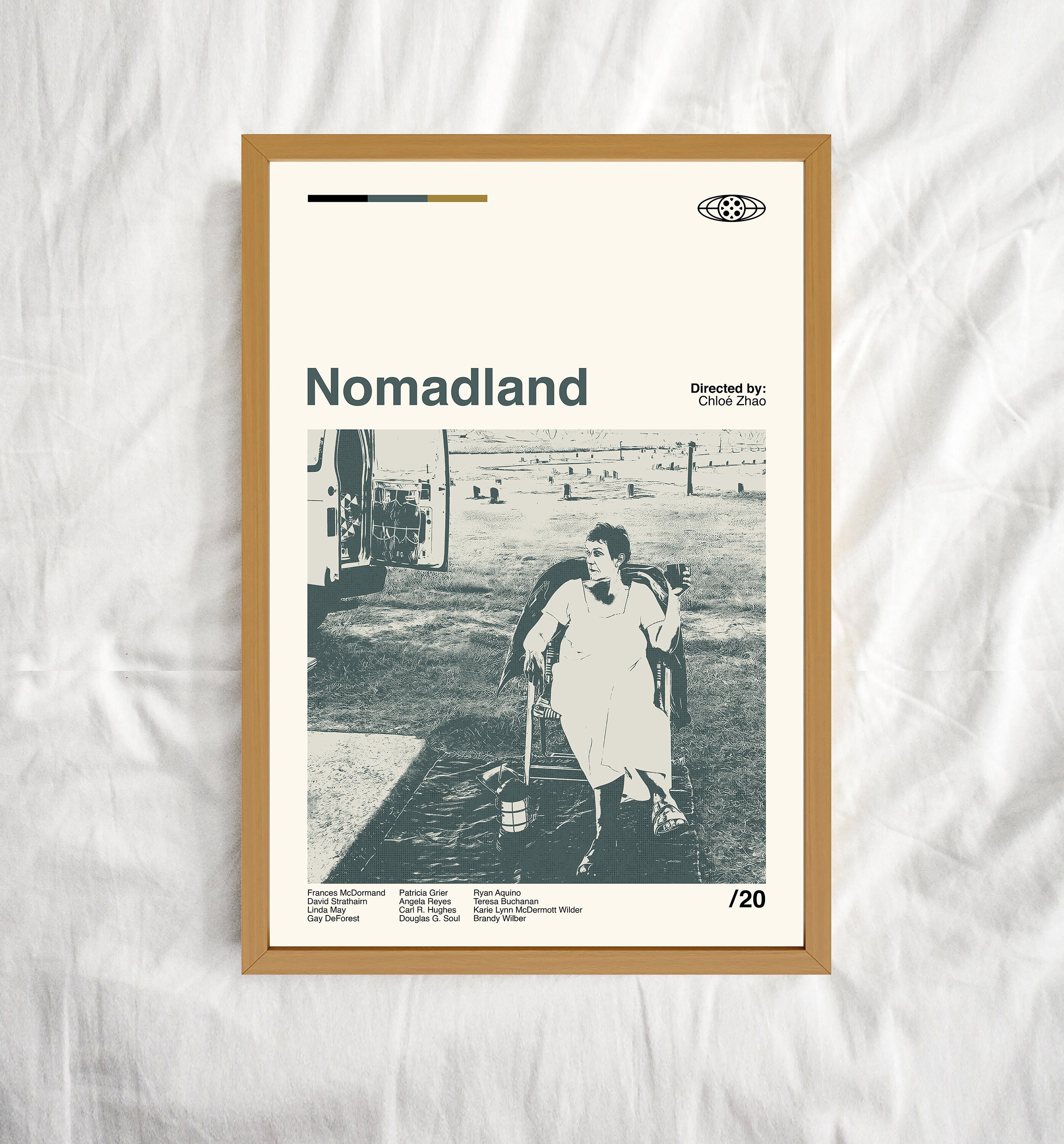 Nomadland Poster, Nomadland Movie, Chloé Zhao, Movie Poster, Minimalist ...
