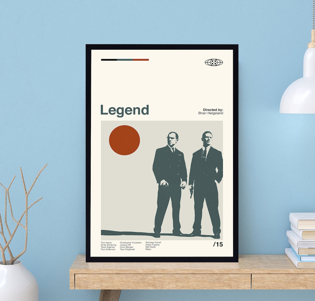 Legend Poster, Brian Helgeland, Retro Movie Poster, Minimalist Art ...