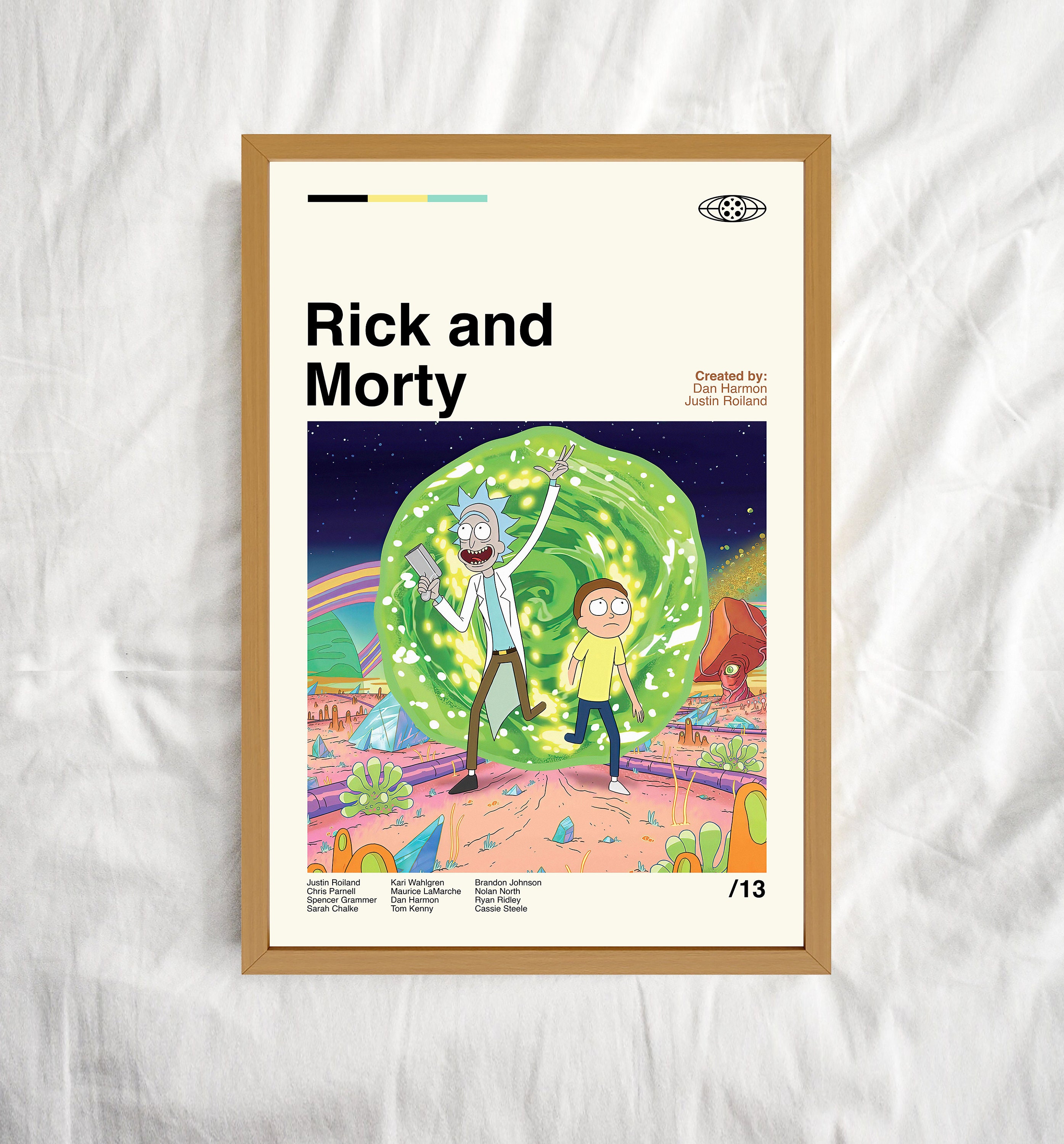 Rick and Morty Poster, Justin Roiland, Dan Harmon, Movie Poster ...
