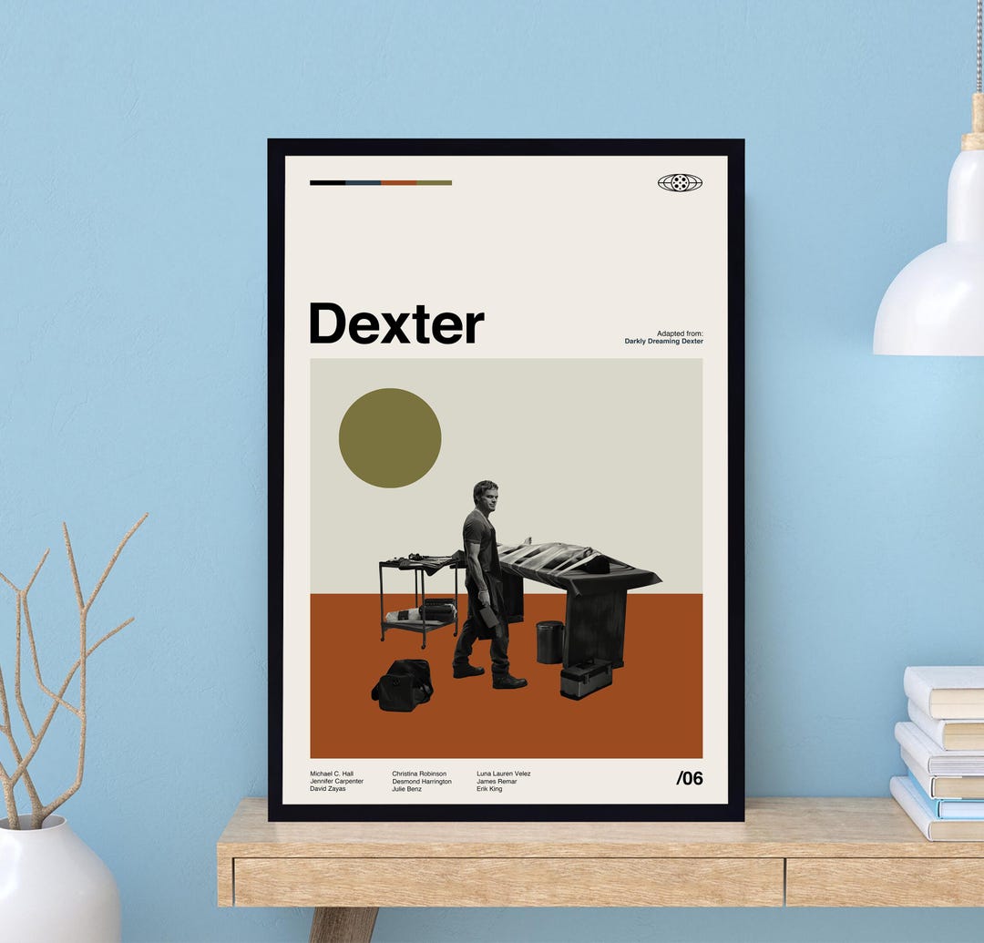 Dexter Tv Series Poster, Dexter Poster, Tv Series Poster, Retro Movie ...