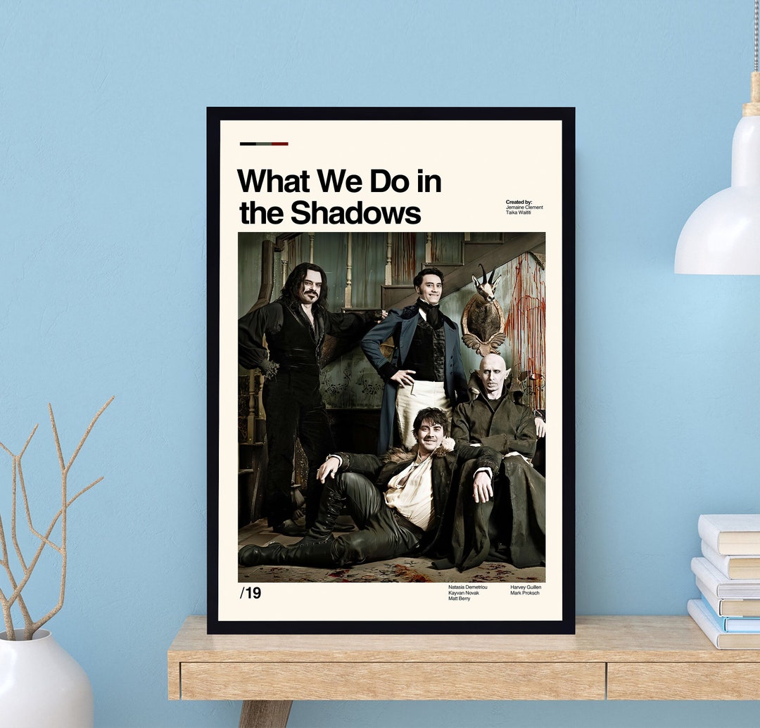 What We Do in the Shadows Tv Poster, Retro Movie Poster, Minimalist Art ...