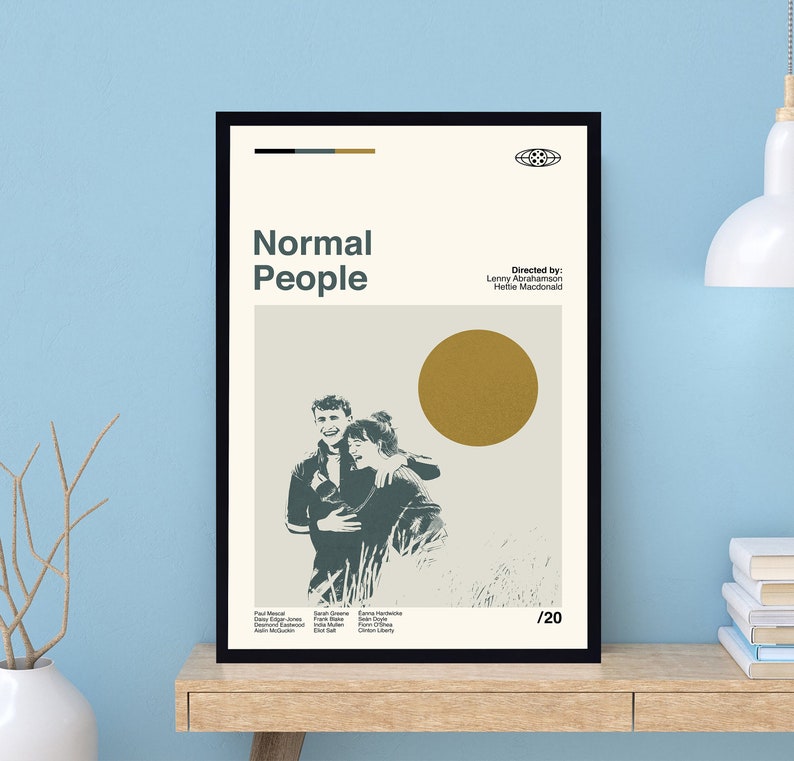 Normal People Tv Series Poster, Normal People Poster, Abstract Poster ...