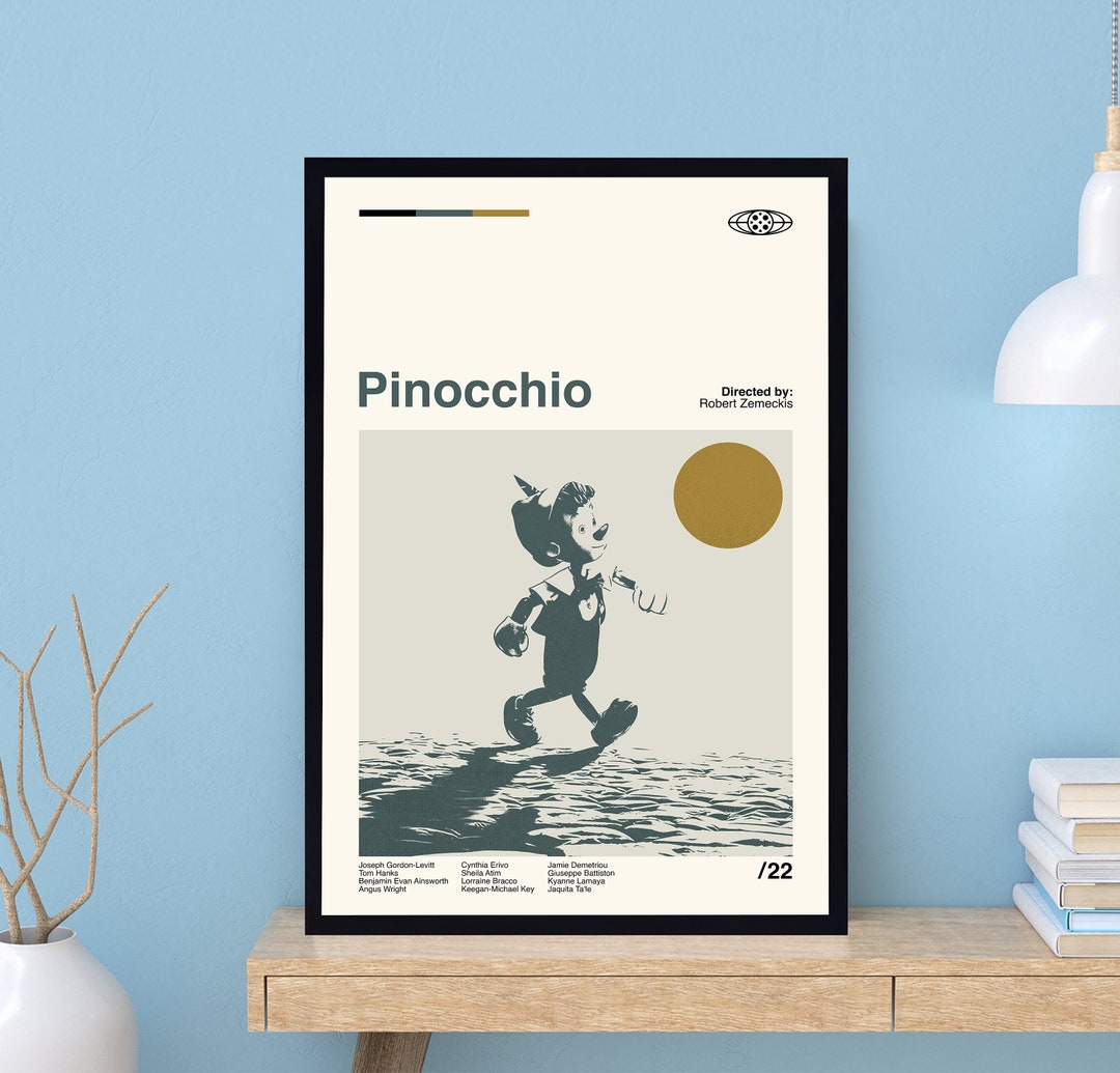 Pinocchio Poster, Pinocchio Movie, Robert Zemeckis, Movie Poster ...