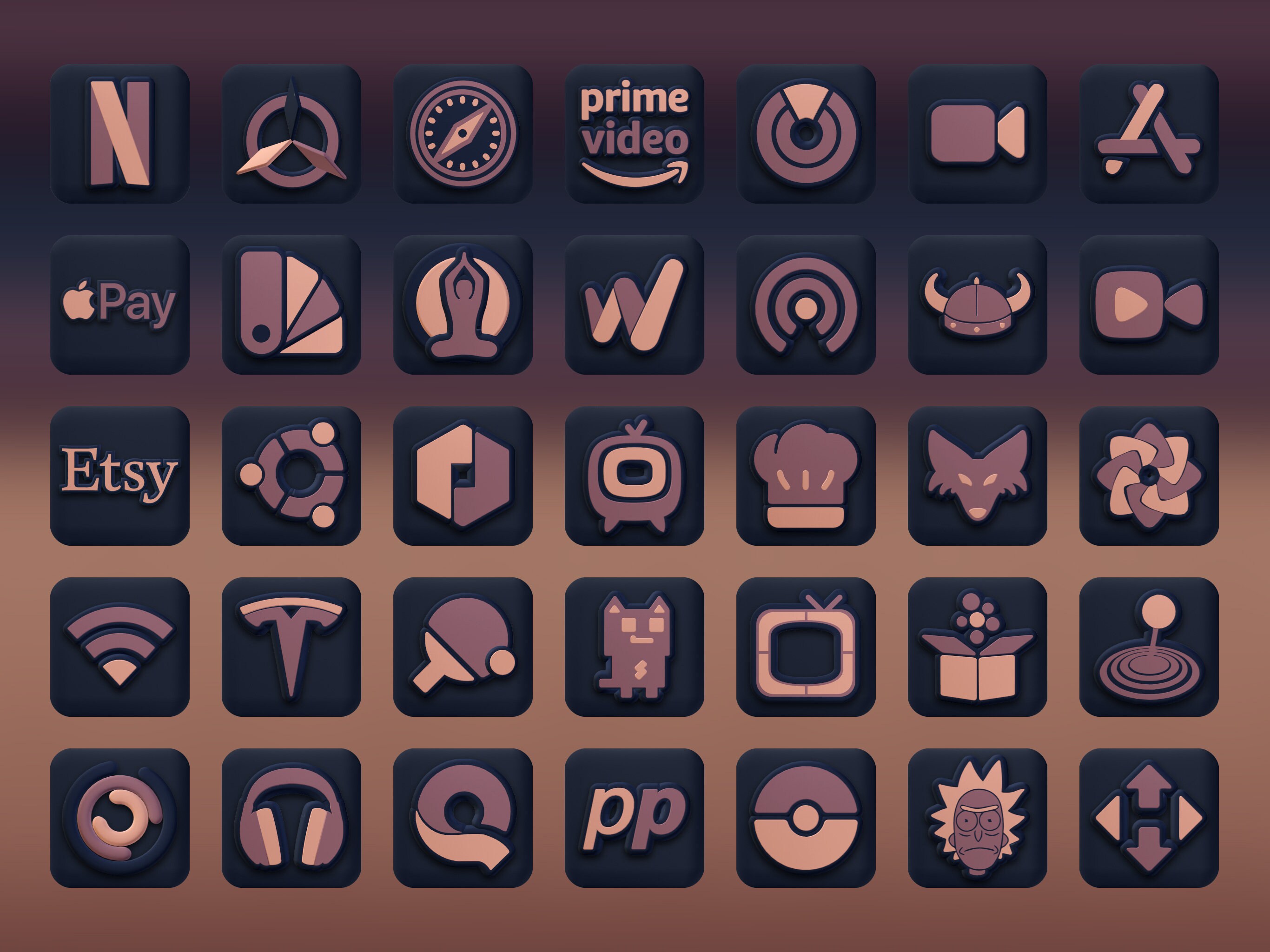 Dream iPhone Icon Pack, Ios Theme, App Icons, Icon Pack Set, Ios 16 ...
