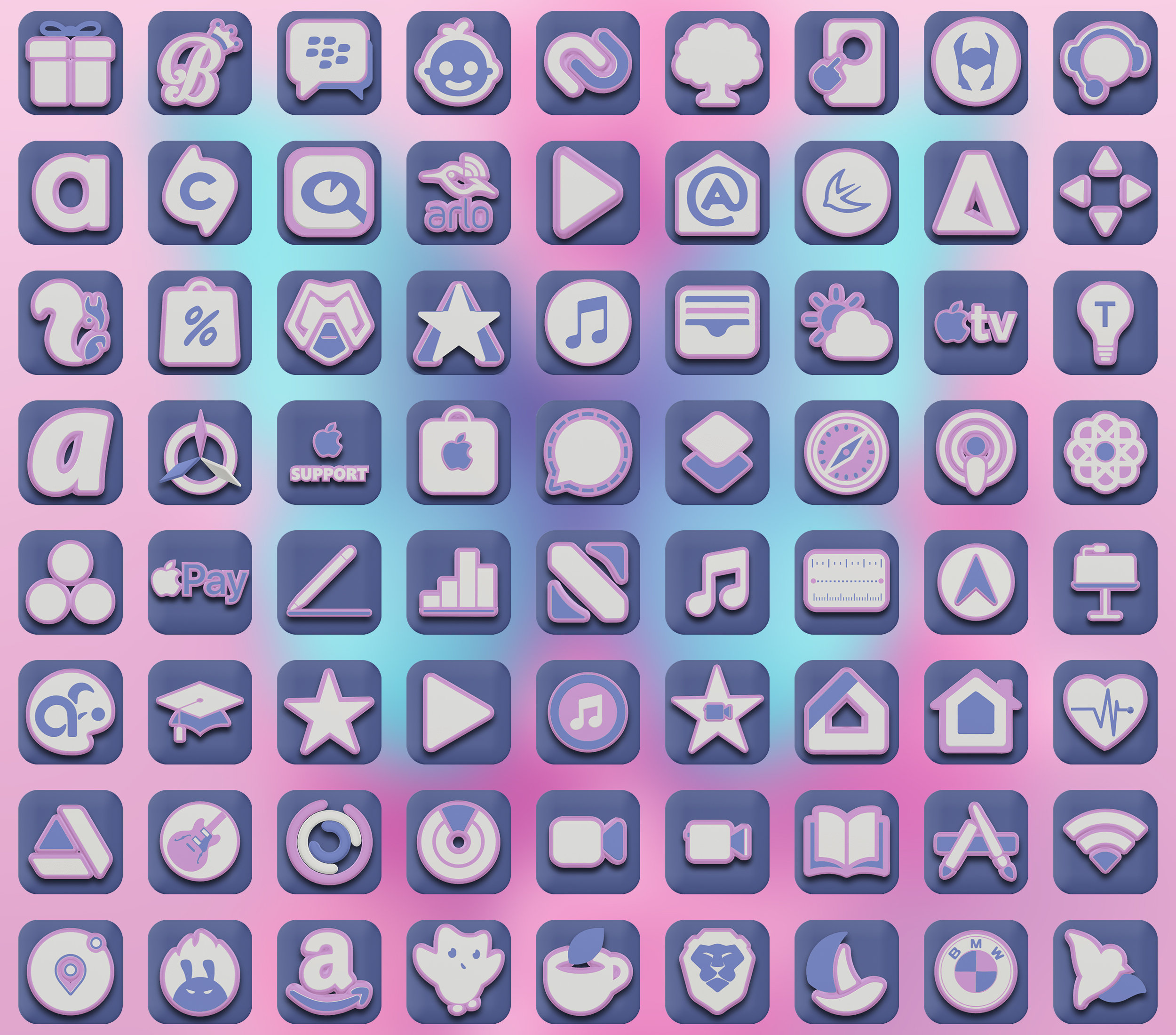 Butterfly Ios Icon Pack, Ios Theme, App Icons, Icon Pack Set, Ios 16 ...