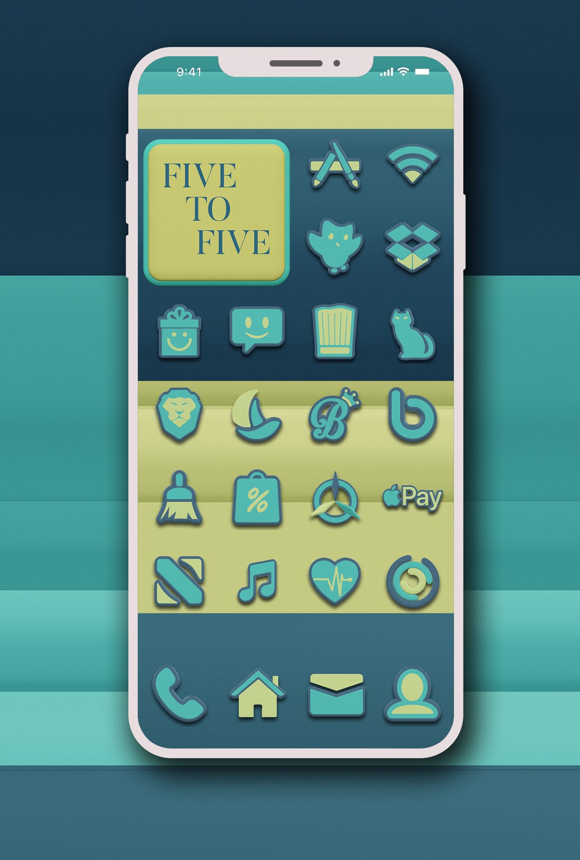 Breeze | iPhone Icon Pack, Ios Theme, App Icons, Icon Pack Set, Ios 16 ...