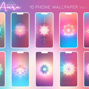 Infinite Aura Phone Wallpaper Vol.1, Smartphone Wallpaper Set, iPhone Aesthetic Background ...