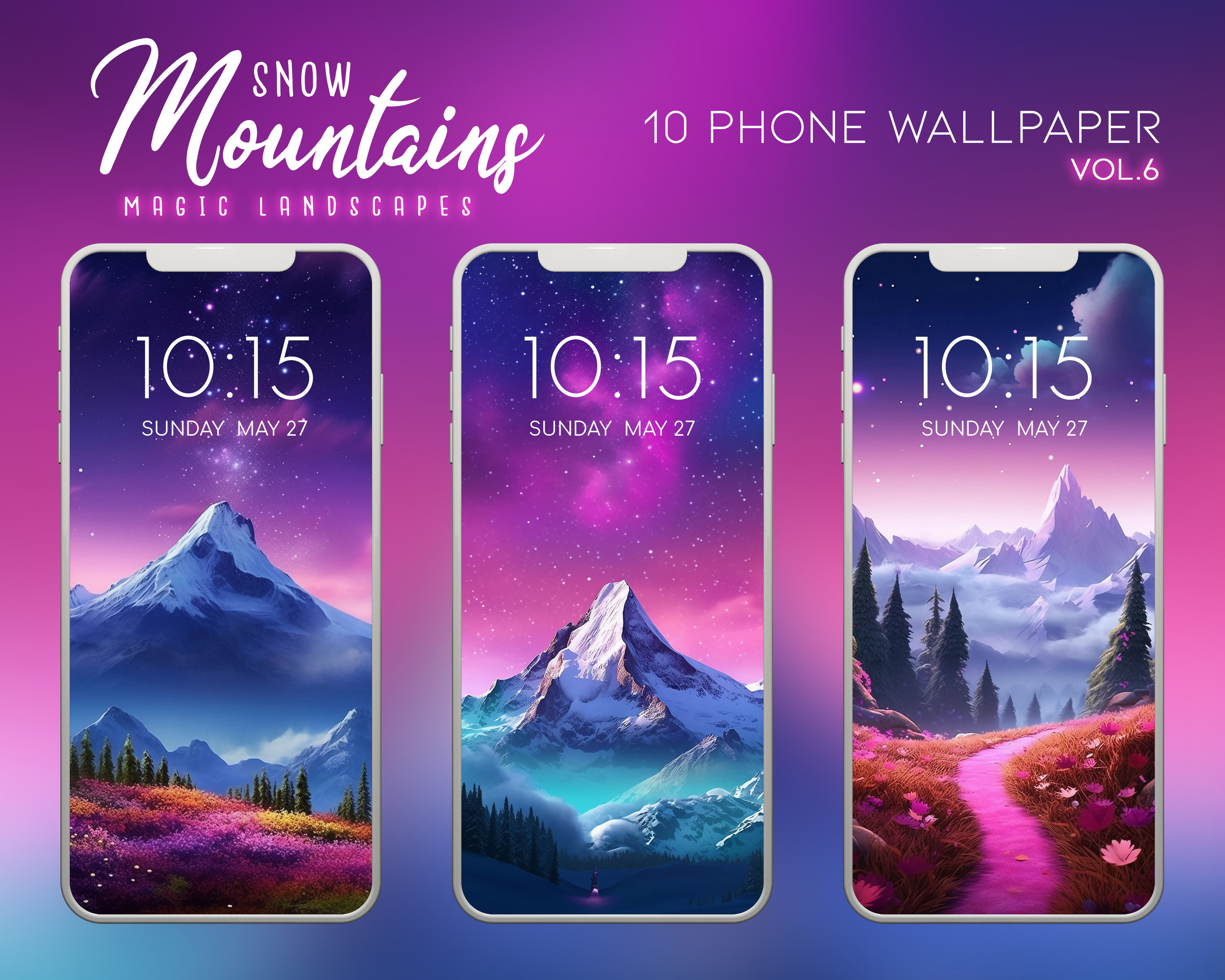 4K Top Nature Phone Wallpaper Bundle, iPhone 4K Wallpaper Pack, iPhone ...