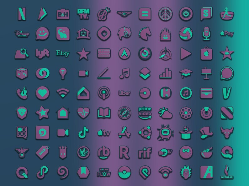 Milano iPhone Icon Pack, Ios Theme, App Icons, Icon Pack Set, Ios 16 ...
