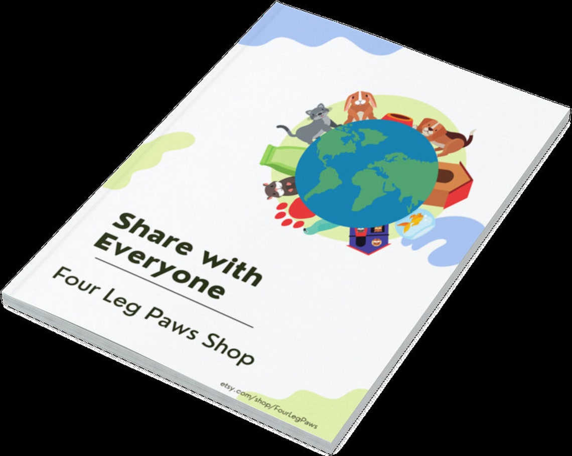 Printable Dog Planner by Four Leg Paws Pet Shop - Etsy