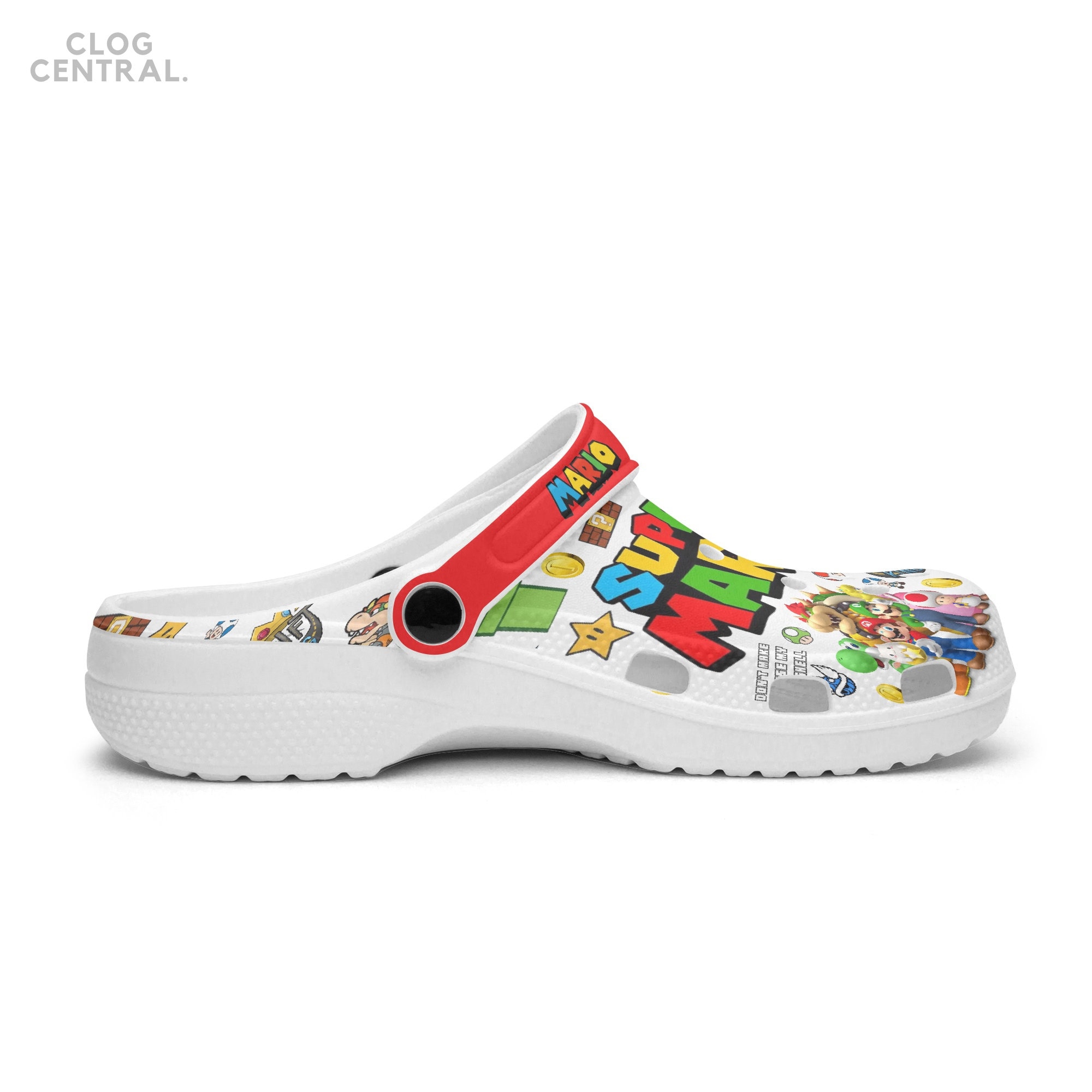 Super Mario Bros Clogs Super Mario Slipper Mario Luigi - Etsy
