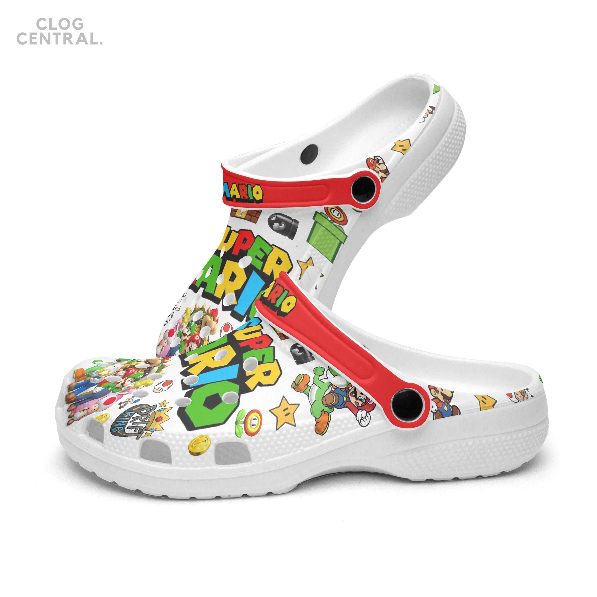 Super Mario Bros Clogs Super Mario Slipper Mario Luigi - Etsy