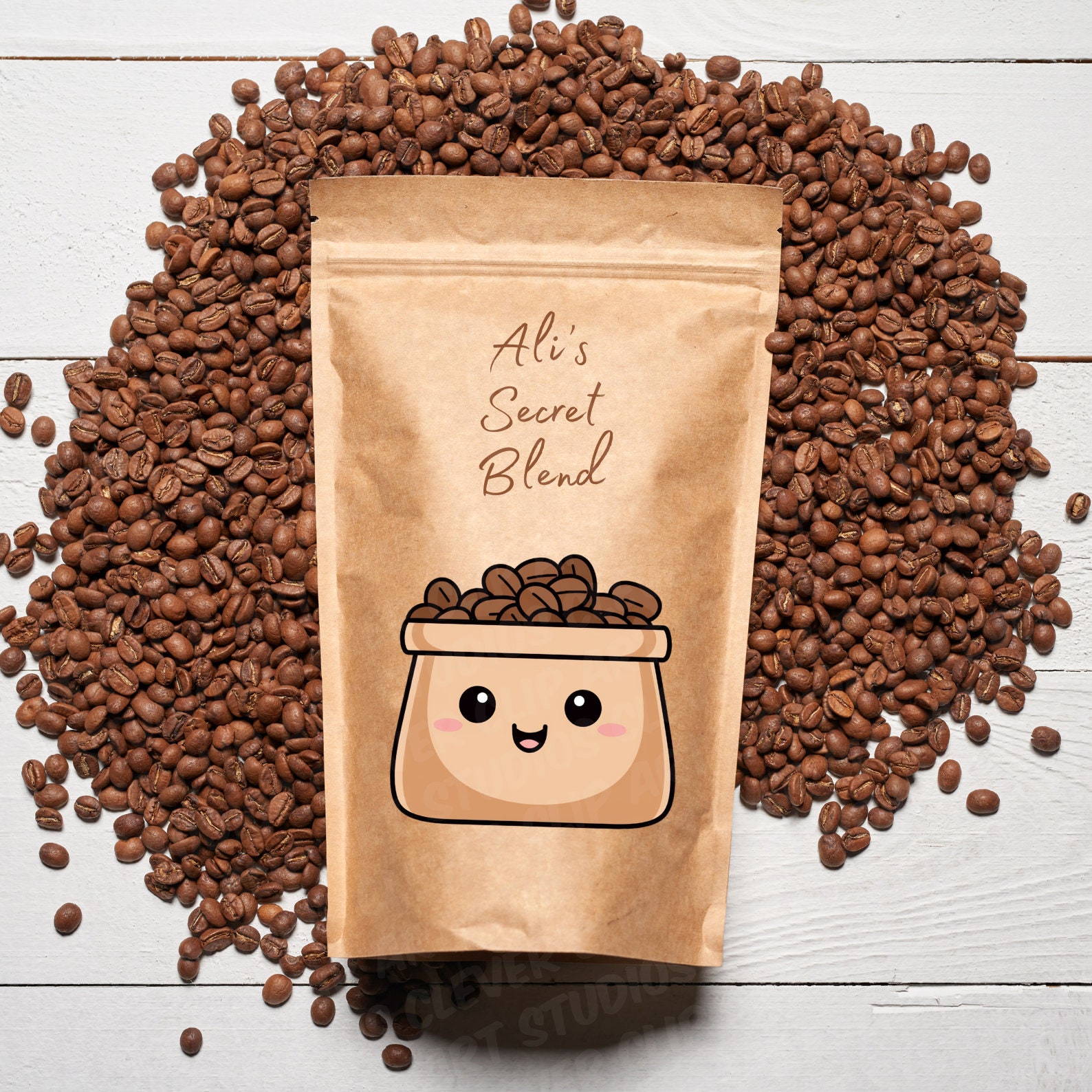 Kawaii Cute Coffee Clipart Collection Kawaii Coffee Cup PNG Bundle ...