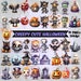Kawaii Halloween Cute Pastel Candy Clipart Bundle Happy Halloween ...