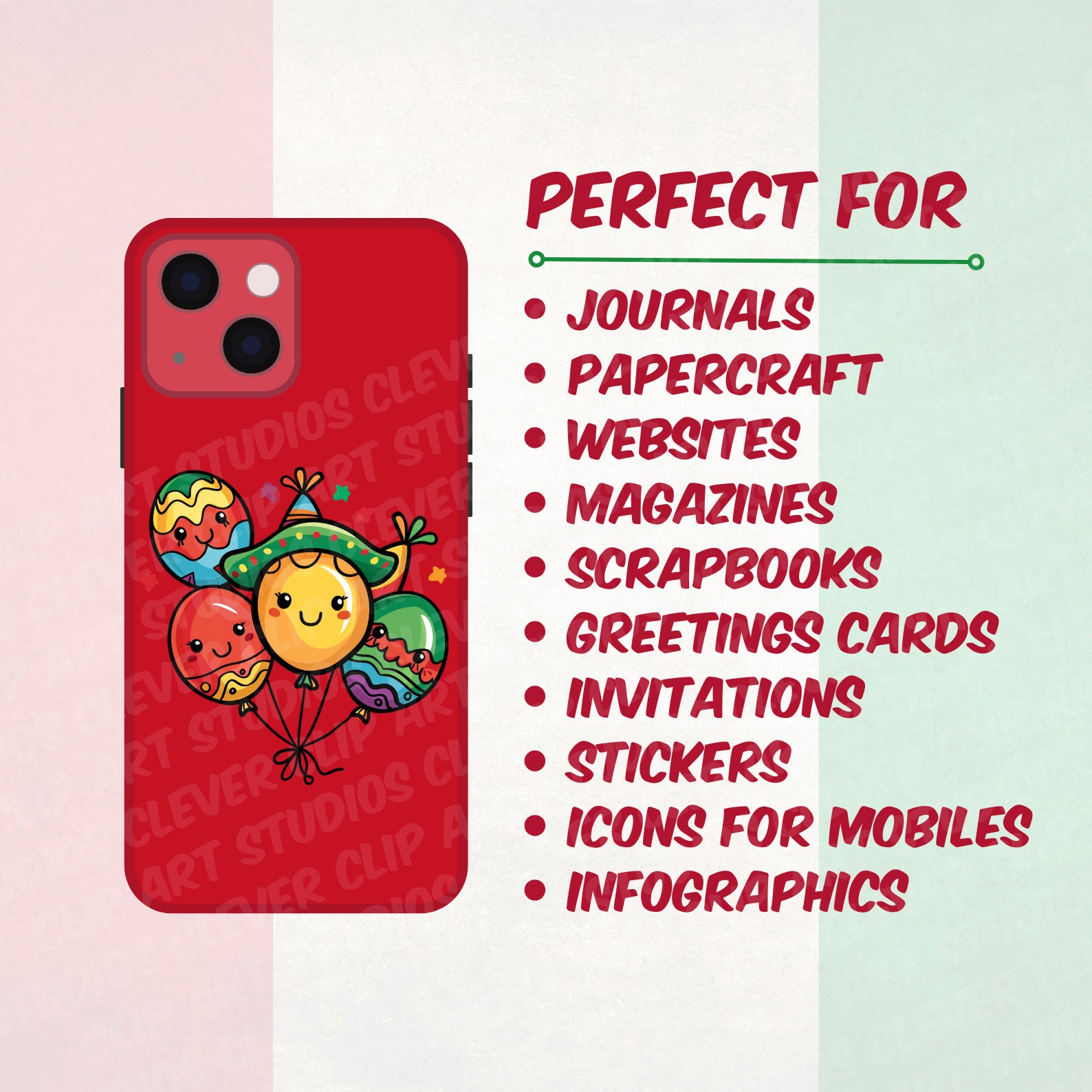 Fiesta Cinco De Mayo PNG Bundle Cute Colorful Mexican Style Fiesta ...