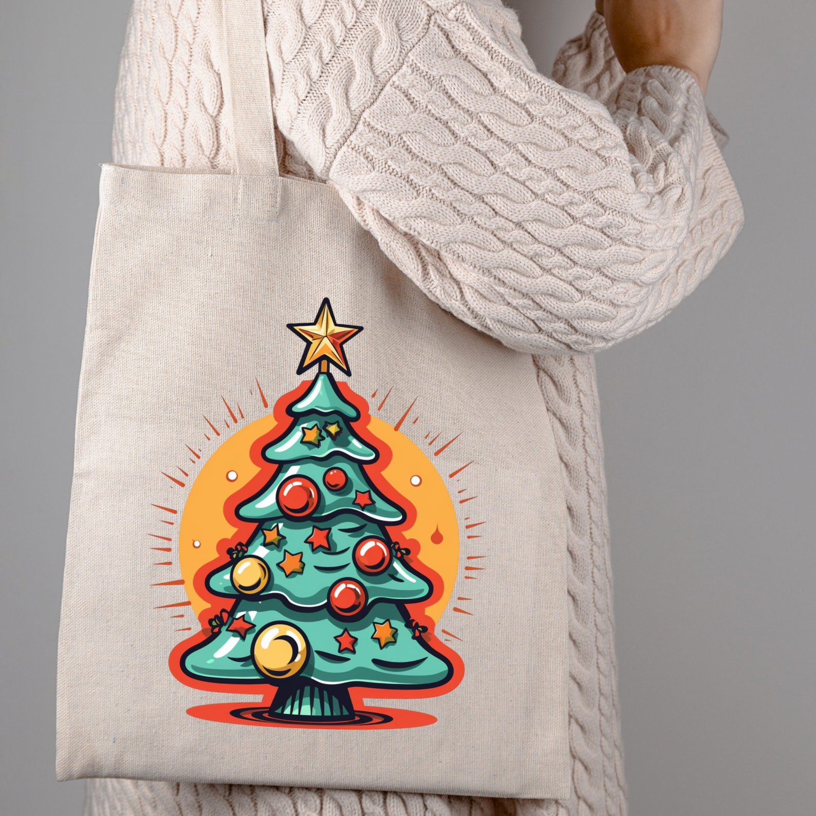 Retro Groovy Christmas Clipart Bundle Groovy Retro Christmas PNG Bundle ...