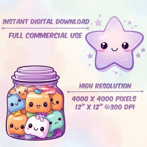 Kawaii Halloween Cute Pastel Candy Clip Art Bundle Happy Halloween ...