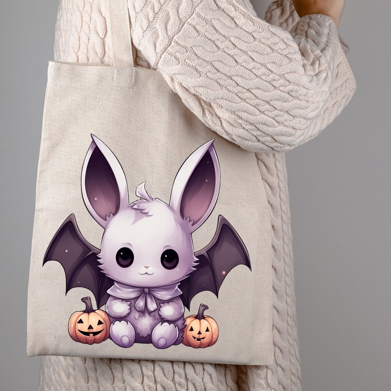 Cute Halloween Bunny Clipart Bundle Cute Bunnies PNG Bundle Halloween ...