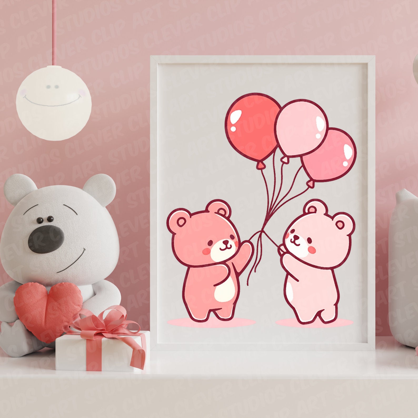 Valentine Teddy Bear Couple Clipart Cute Teddy Bear Love Valentine PNG ...