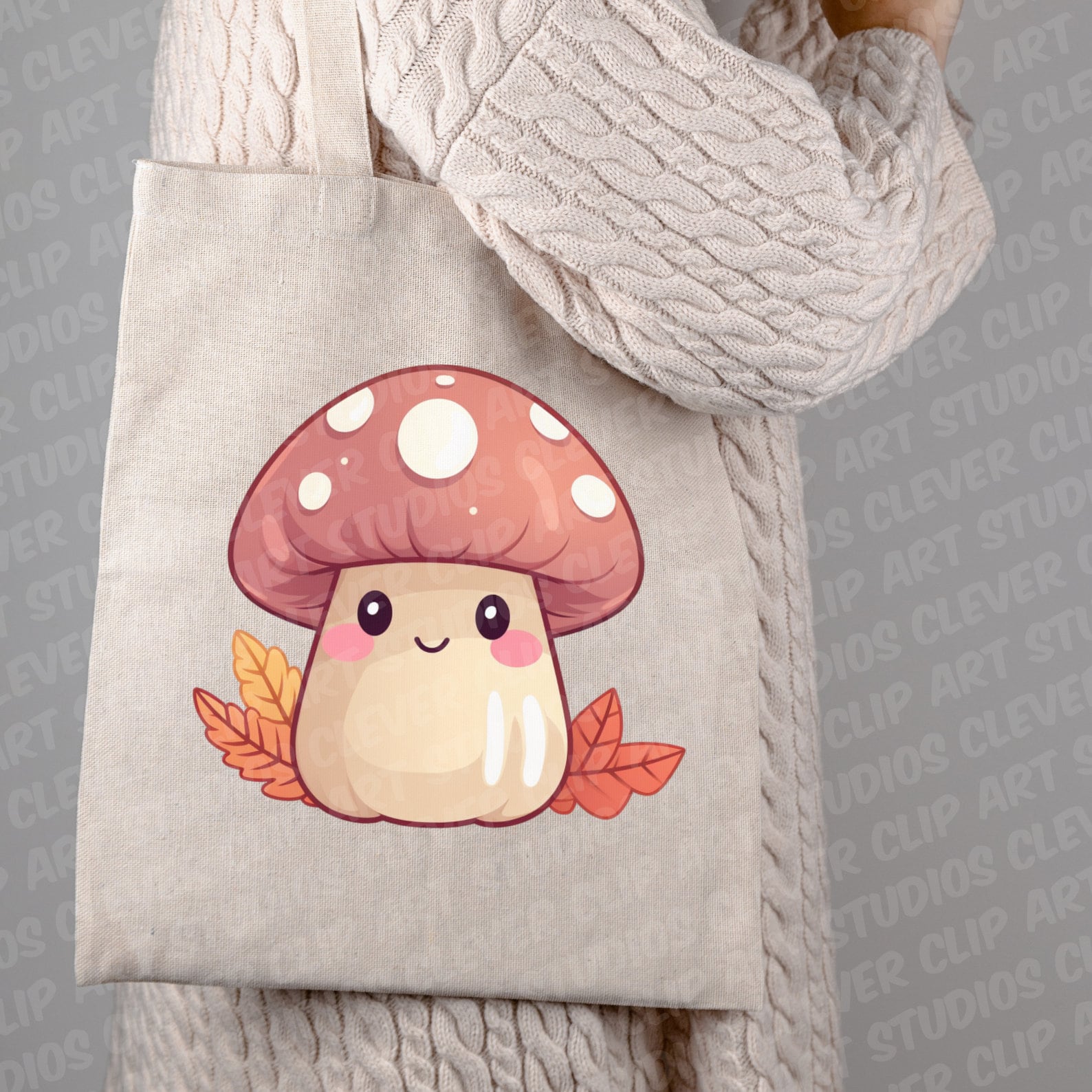 Kawaii Fall Cute Autumn Clipart Bundle Fall Vibes Transparent PNG ...