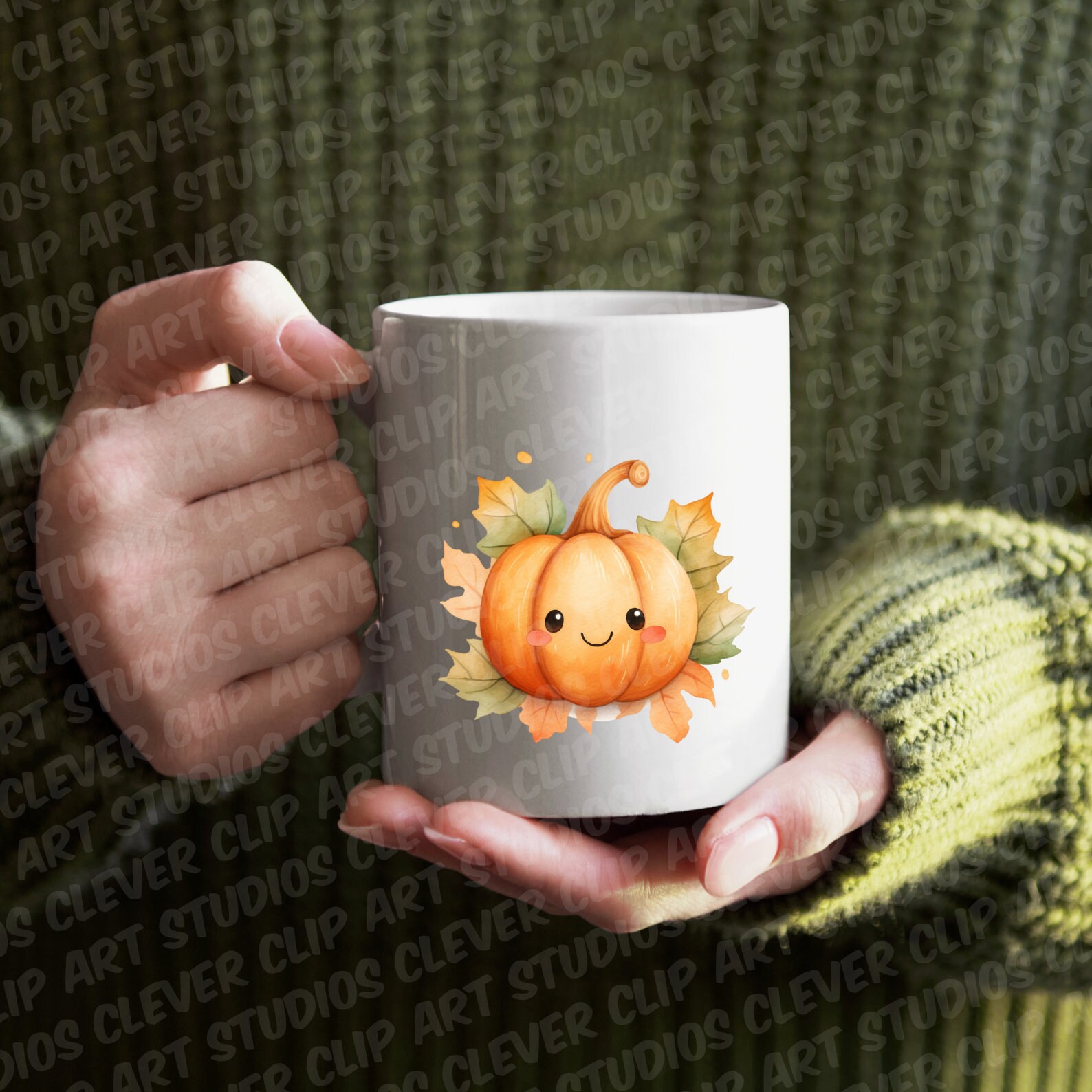 Kawaii Autumn Cute Fall Clipart Bundle Autumnal Vibe Transparent PNG ...