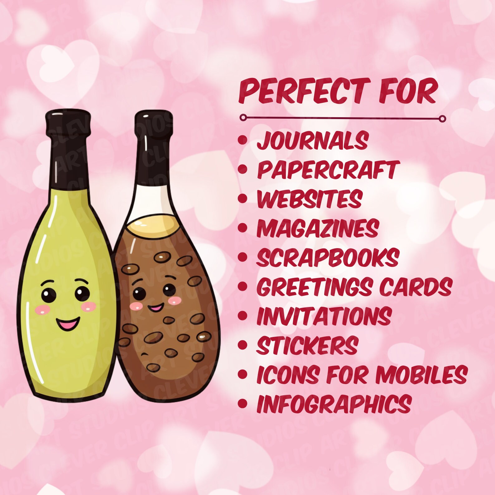 Perfect Match Cute Kawaii Food Couples PNG Best Friends Clipart Kawaii ...