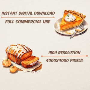 Pumpkin Spice Clipart PNG Bundle Cozy Clipart Cute Autumn Pumpkin ...