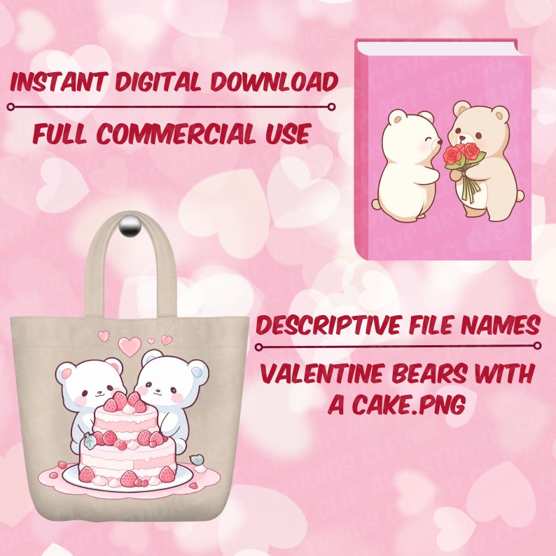 Valentine Teddy Bear Couple Clipart Cute Teddy Bear Love Valentine PNG ...
