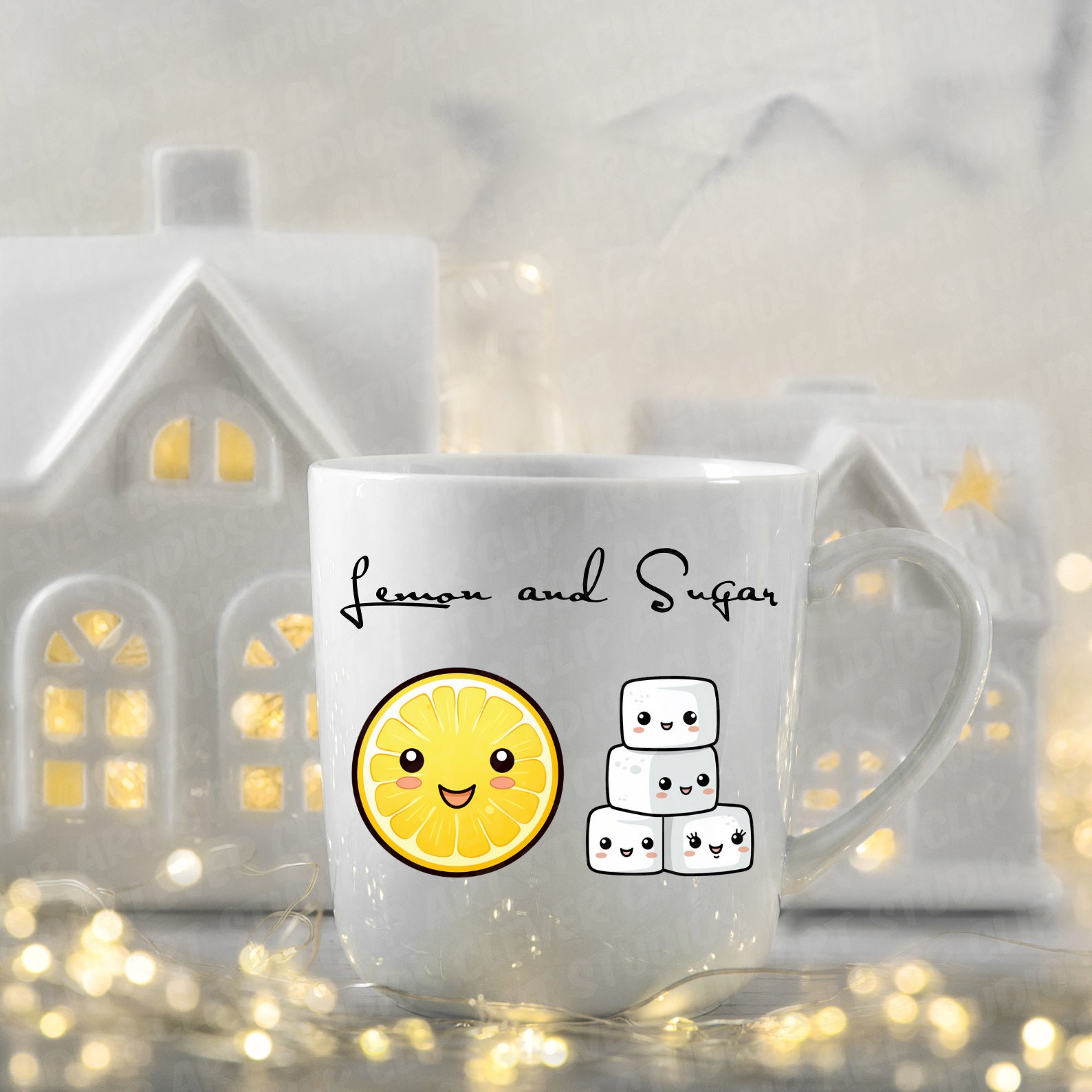 Kawaii Cute Tea Clipart Collection Pastel Kawaii Tea PNG Bundle Premade ...