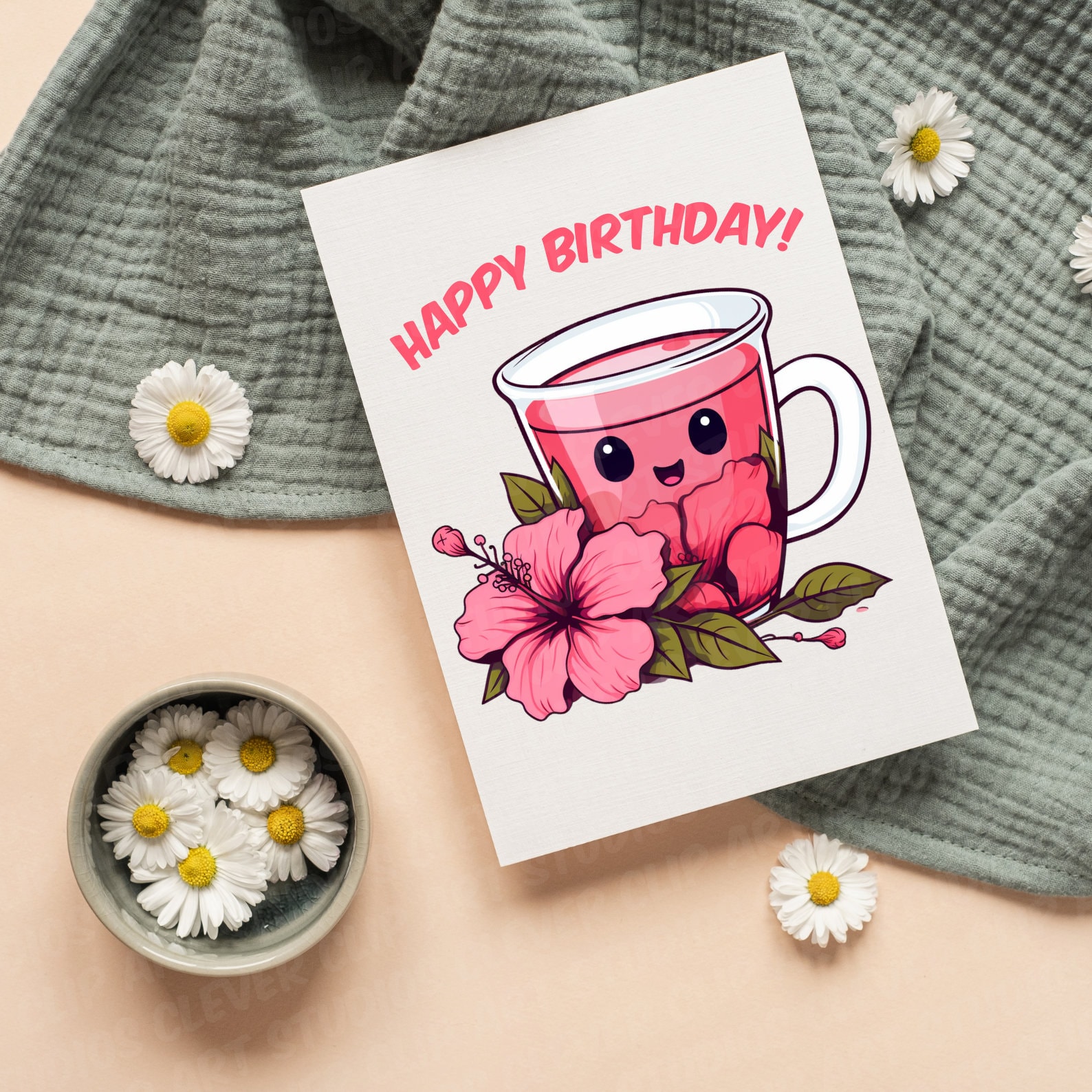 Kawaii Cute Tea Clipart Collection Pastel Kawaii Tea PNG Bundle Premade ...