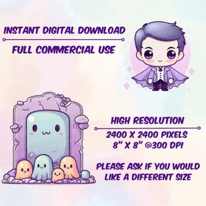 Kawaii Halloween Cute Pastel Candy Clipart Bundle Happy Halloween ...