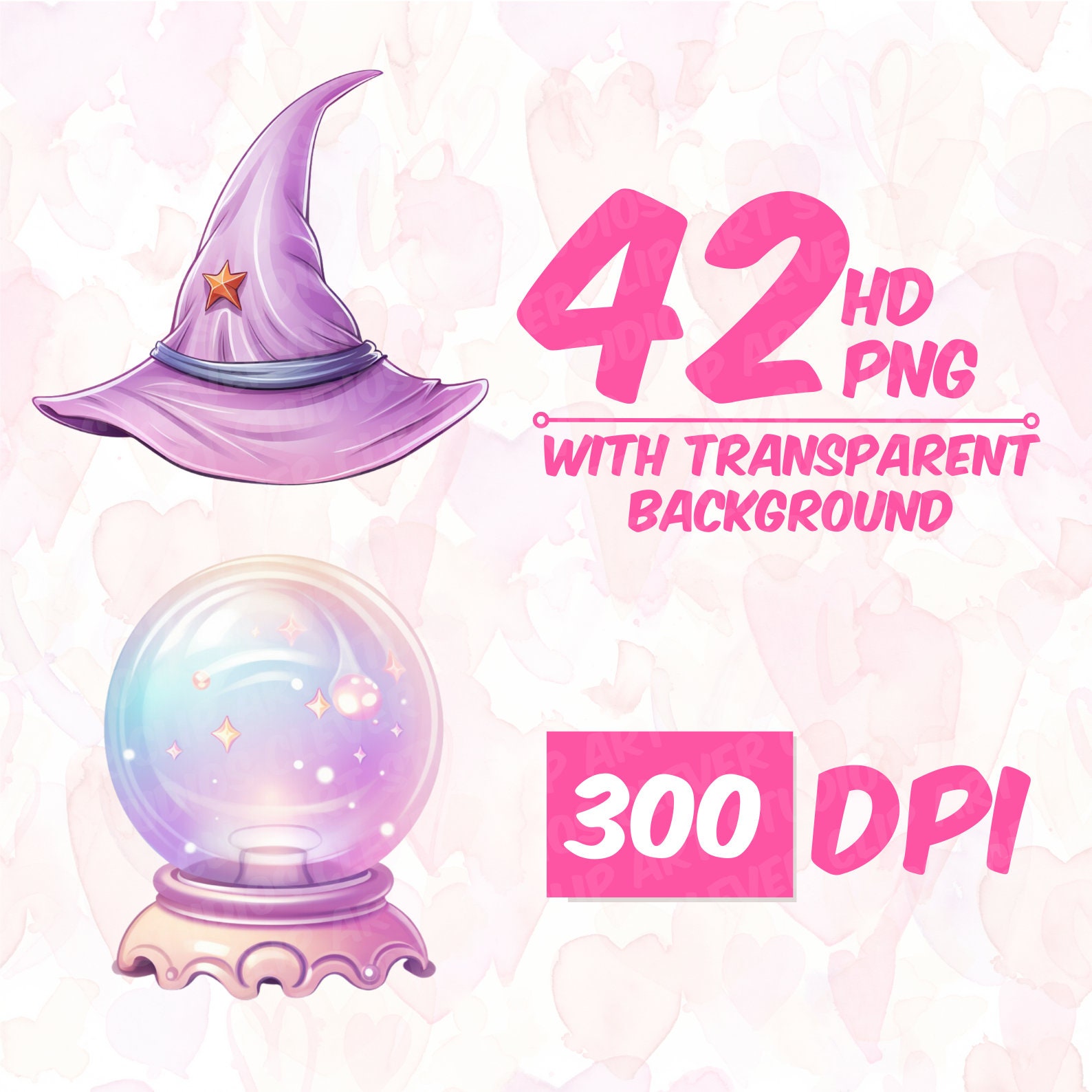 Pastel Halloween Cute Clipart Watercolor Pastel Blue Pink - Etsy