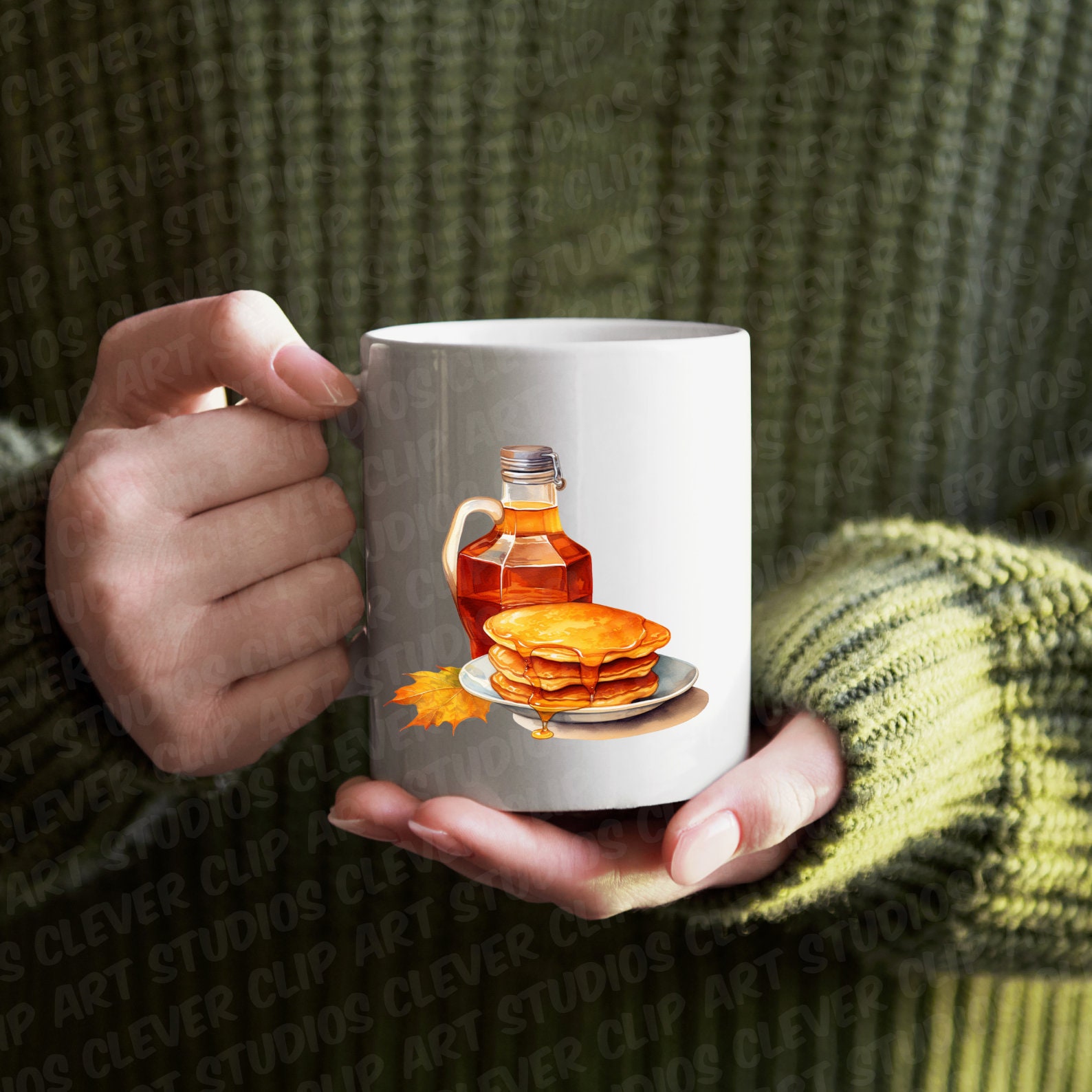 Maple Watercolor Clipart Bundle Autumn Maple Leaves Fall PNG Maple Tree ...