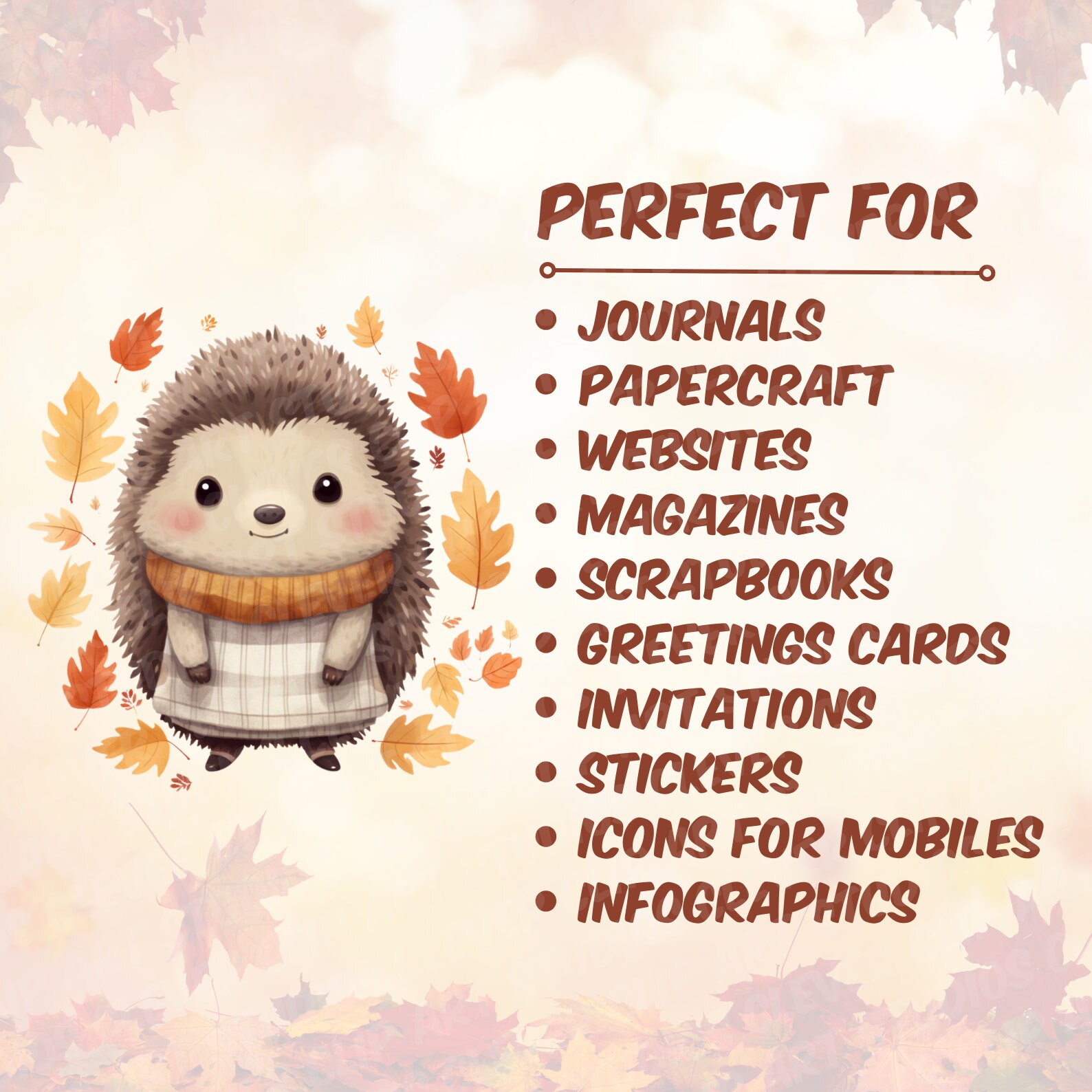 Kawaii Autumn Cute Fall Clipart Bundle Autumnal Vibe Transparent PNG ...